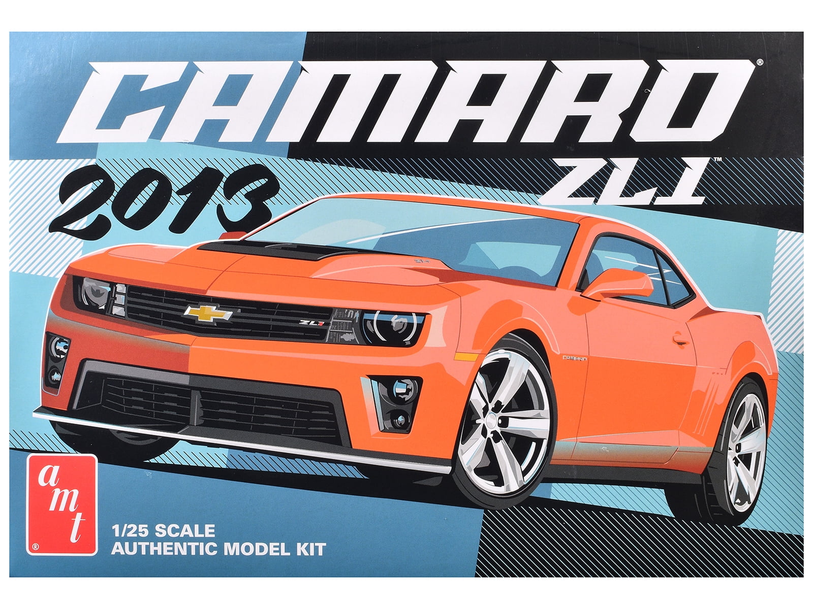 Skill 2 Model Kit 2013 Chevrolet Camaro ZL1 1/25 Scale Model by AMT ...