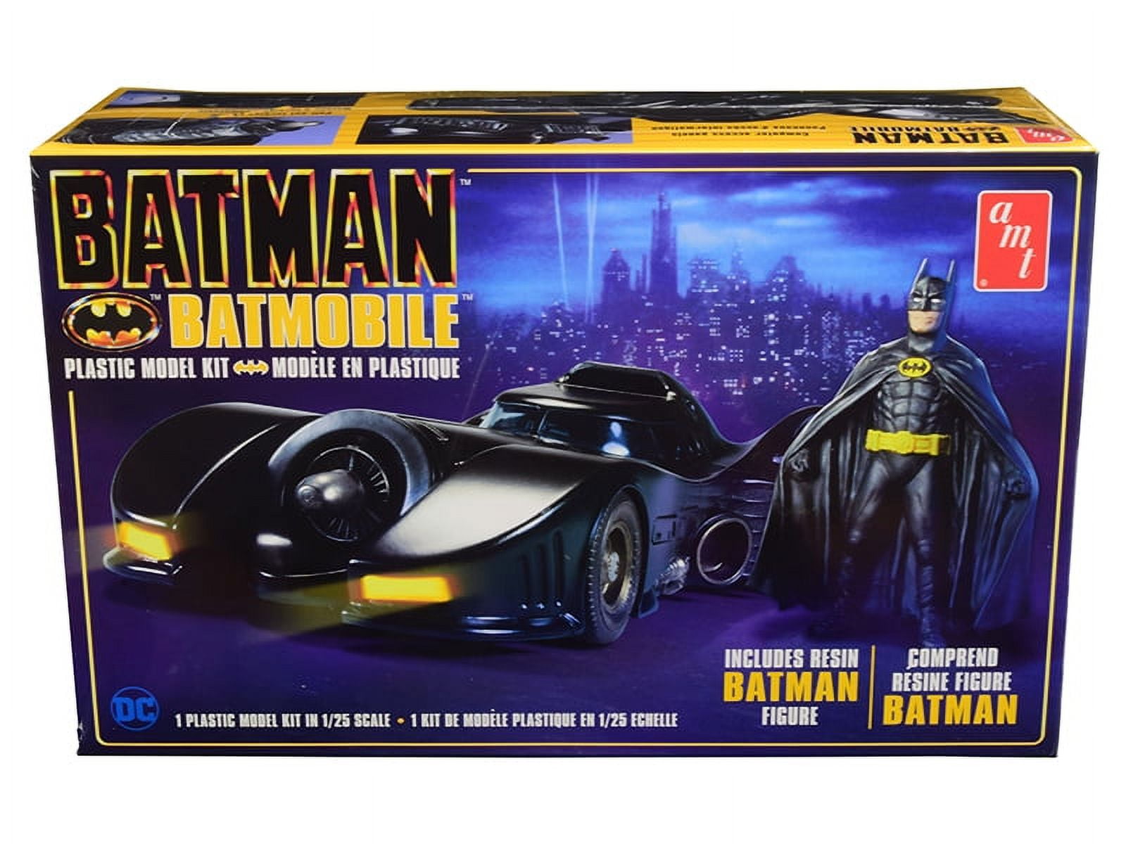 AMT 1/25 Scale Batmobile Model Kit with Resin Batman Figurine, 1989 ...