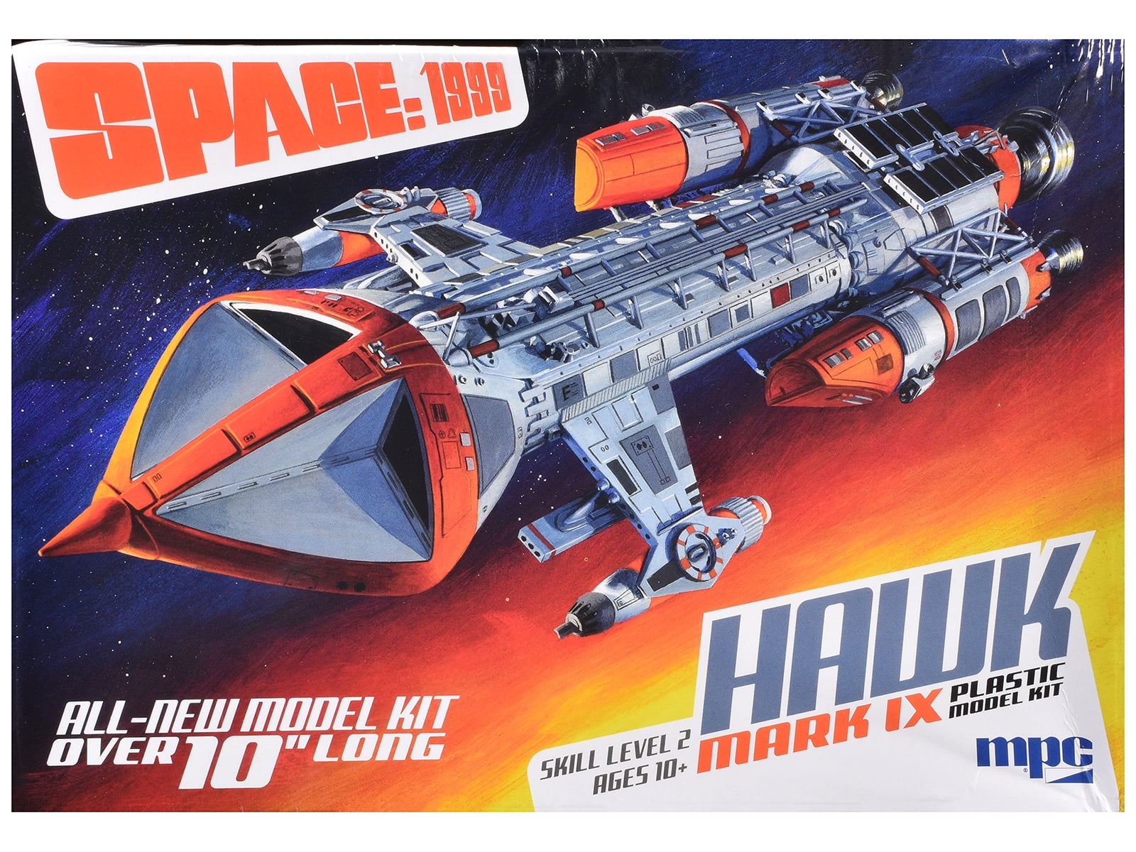 Skill 2 Model Kit Hawk Mark IX Spacecraft "Space: 1999" (1975-1977) TV Series 1/72 Scale Model ...