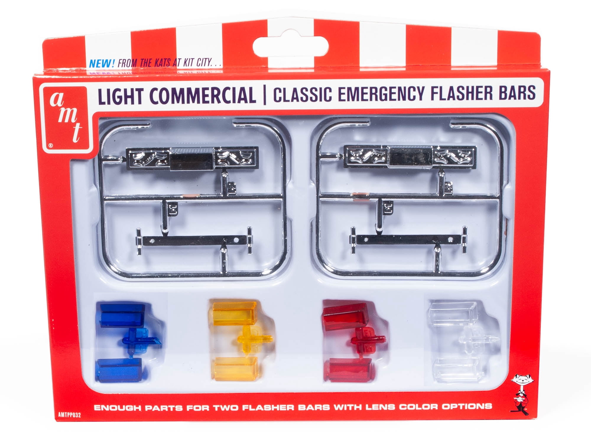 Skill 2 Model Kit Light Commercial Classic Emergency Flasher Bars Set ...