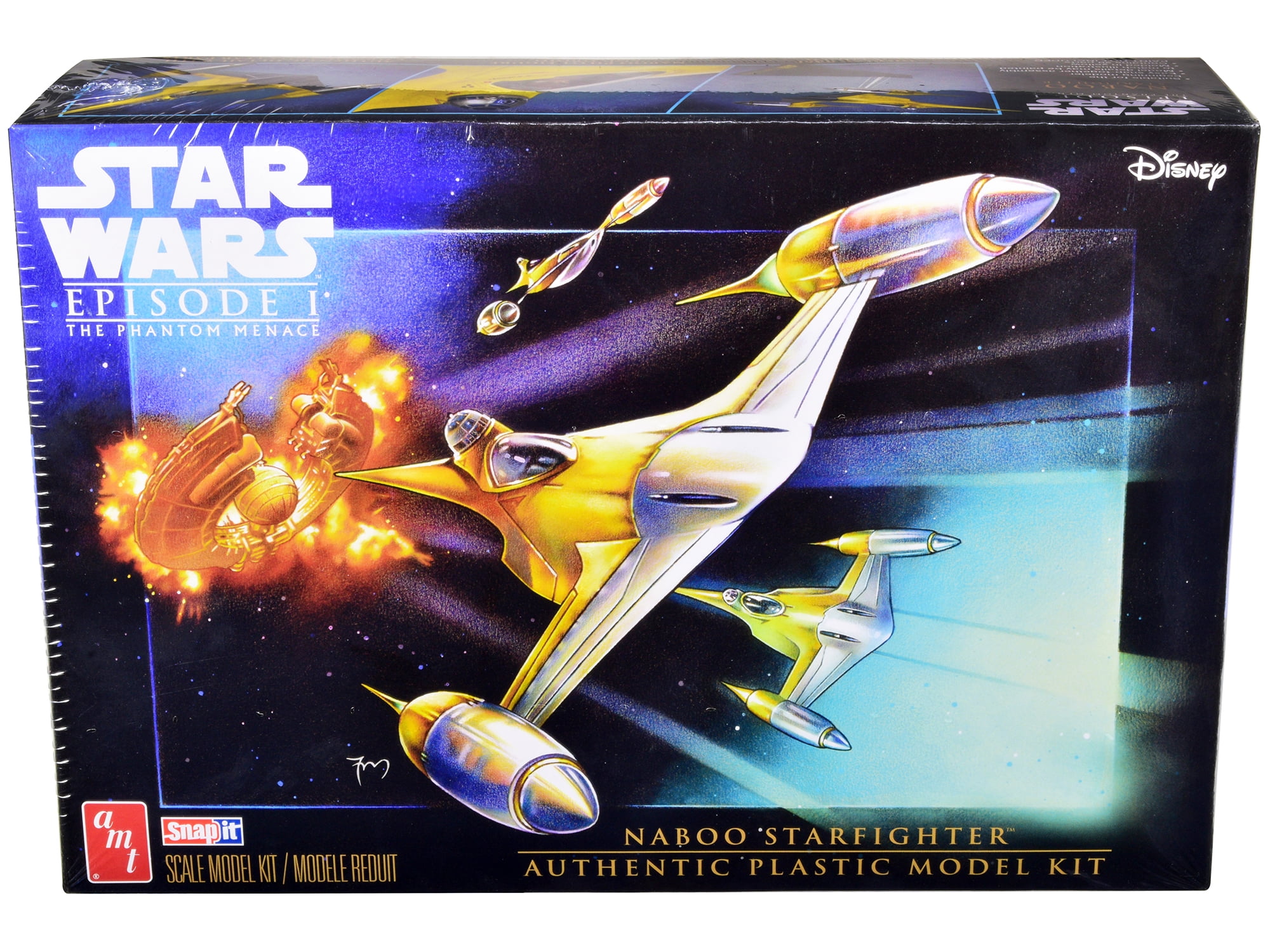 Skill 2 Model Kit Naboo Starfighter Spaceship "Star Wars: Episode I ...