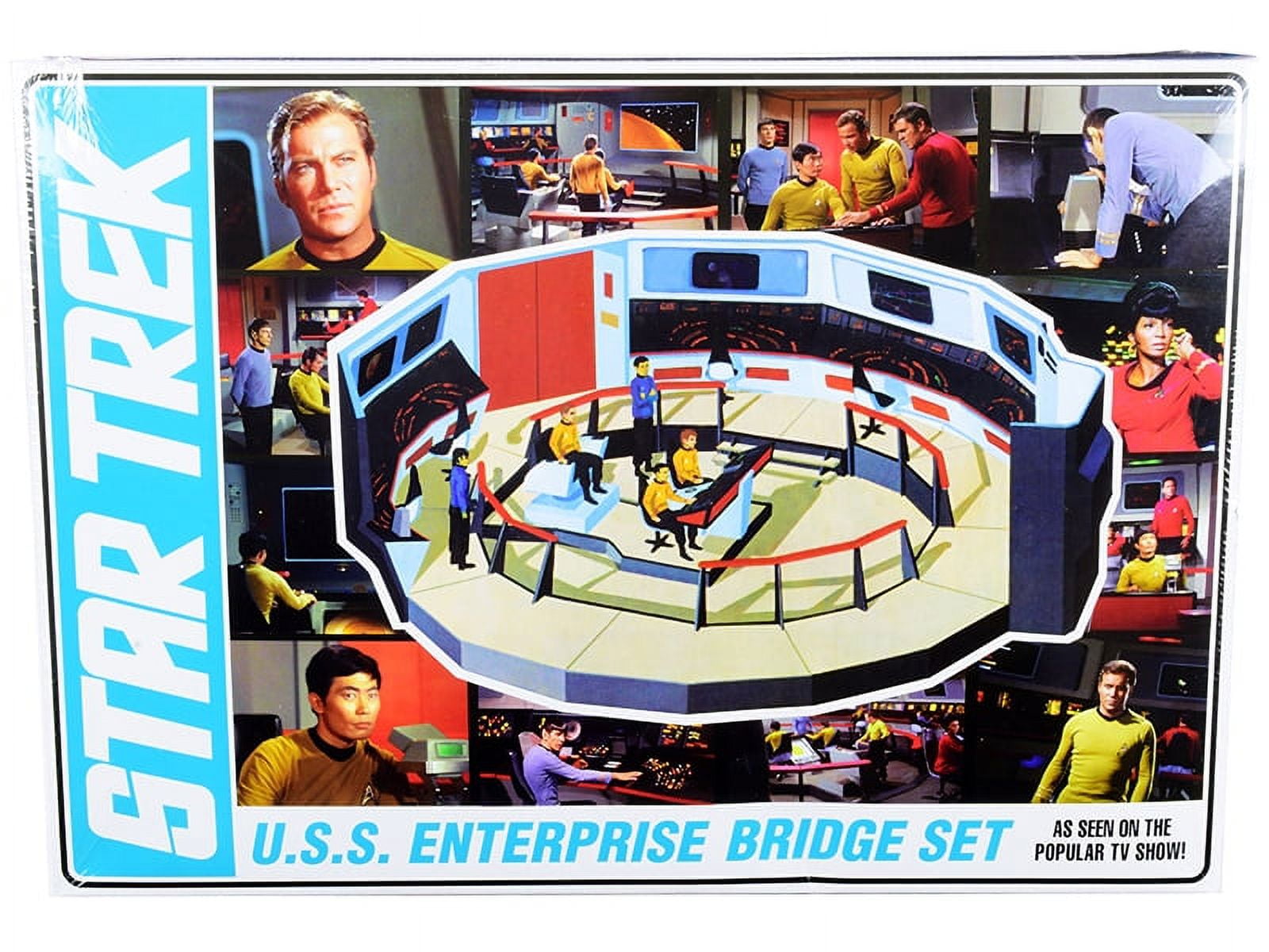Skill 2 Model Kit U.S.S. Enterprise Command Bridge Set "Star Trek ...