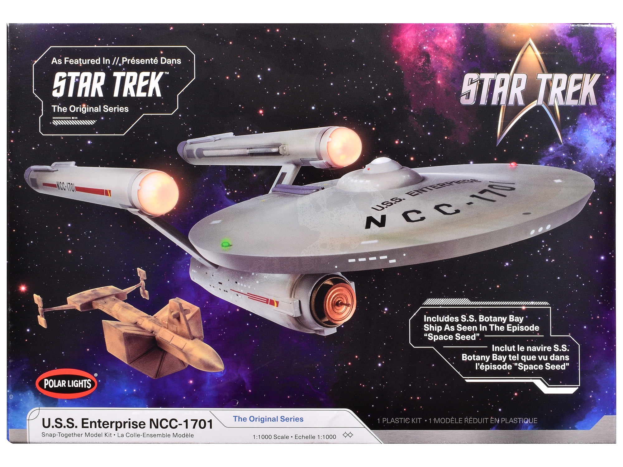 Skill 2 Model Kit U.S.S. Enterprise NCC-1701 Spaceship "Star Trek ...