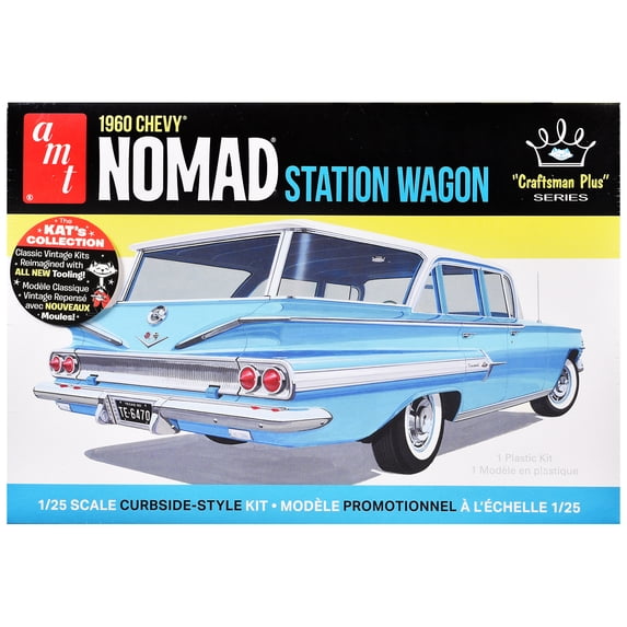 Skill 2 Model Kit of 1960 Chevrolet Nomad Station Wagon "Craftsman Plus ...