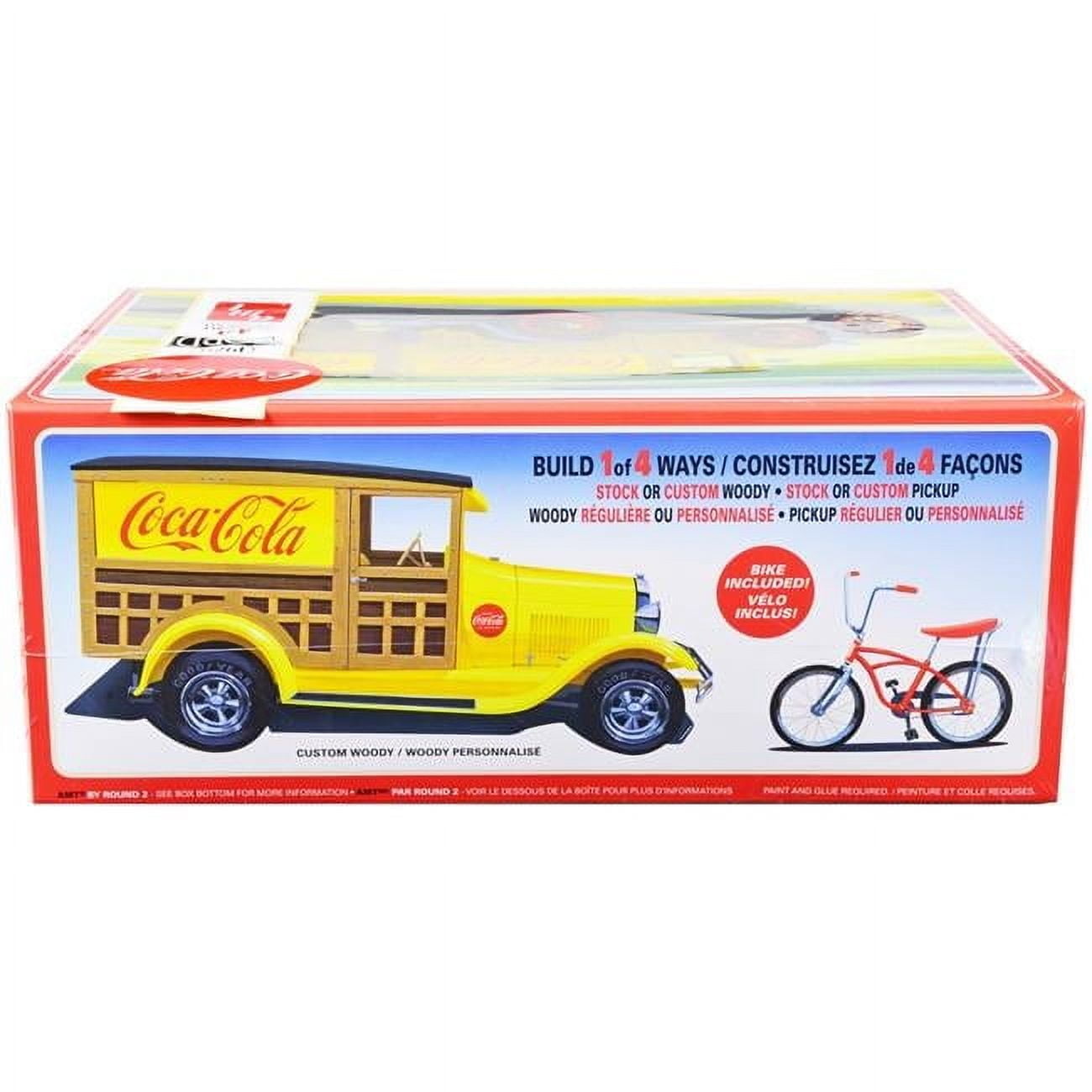 Skill 3 Model Kit 1929 Ford Woody & Pickup 4-in-1 Kit Coca-Cola 1-25 ...