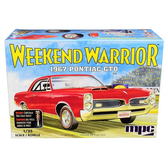 Skill 3 Model Kit 1967 Pontiac GTO "Weekend Warrior" 3 in 1 Kit 1/25 ...