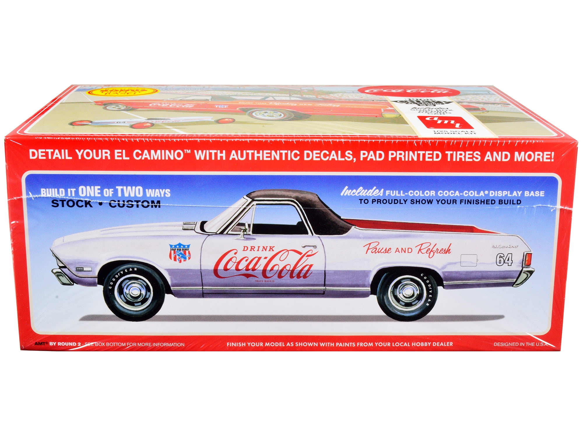Skill 3 Model Kit 1968 Chevrolet El Camino SS and Soap Box Derby Racing ...
