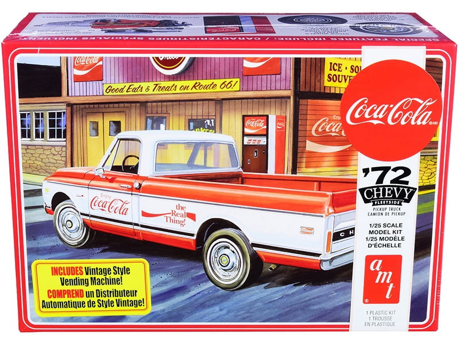 Skill 3 Model Kit 1972 Chevrolet Fleetside Pickup Truck with Vending ...