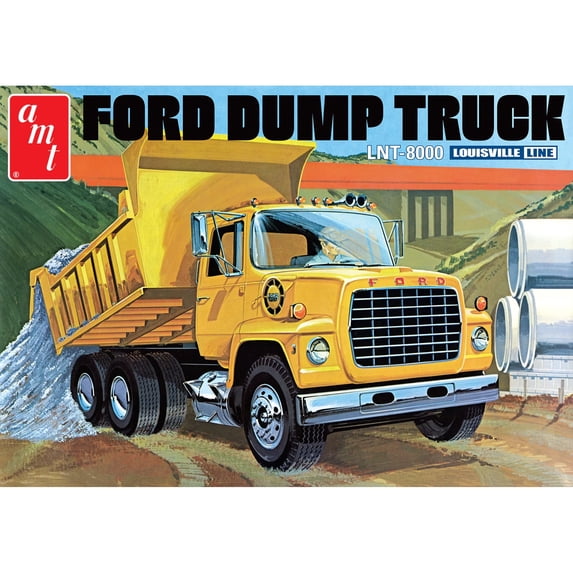 Skill 3 Model Kit Ford LNT-8000 Louisville Line Dump Truck 1/25 Scale ...