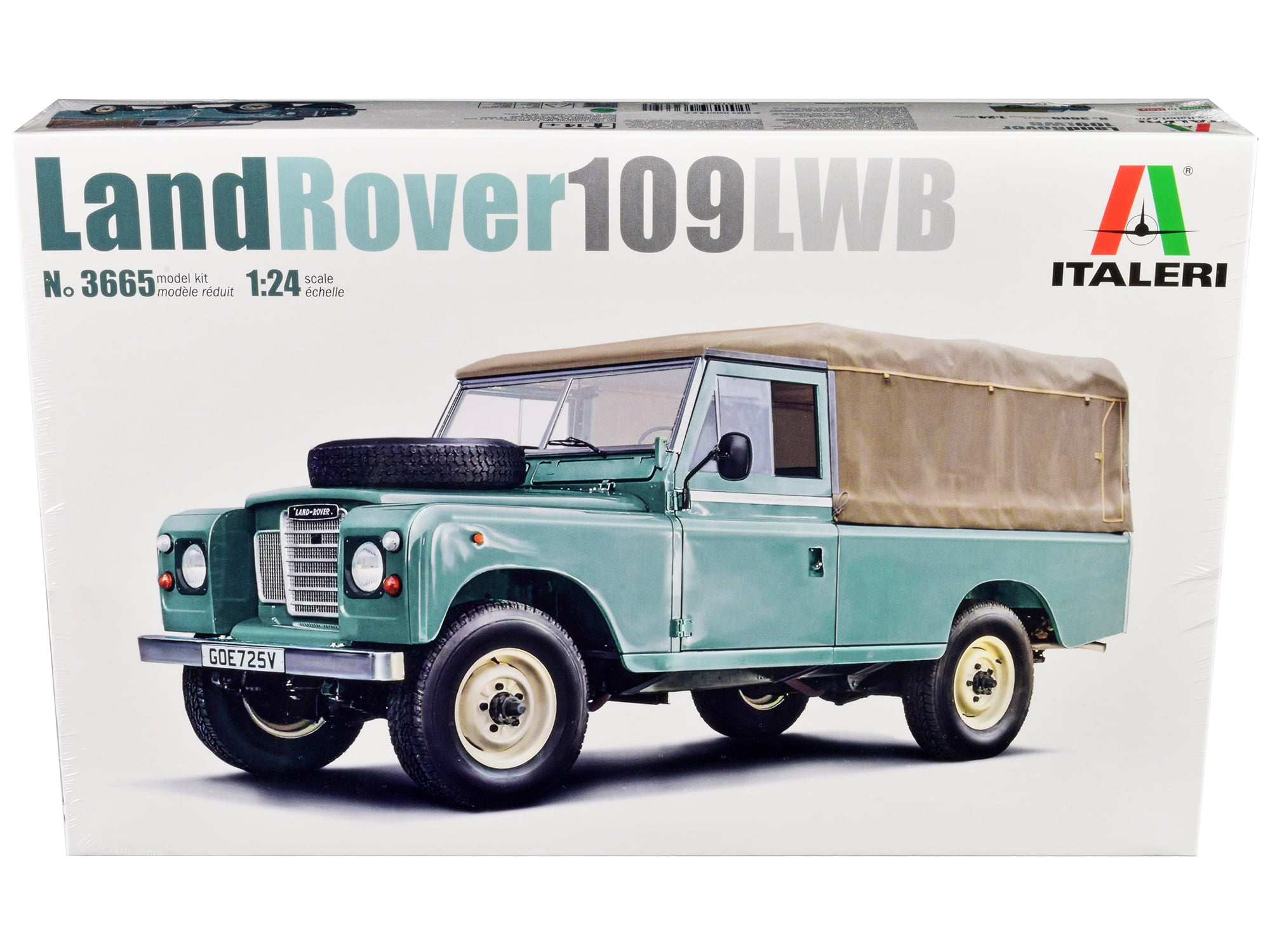Skill 3 Model Kit Land Rover 109 LWB 1/24 Scale Model by Italeri ...
