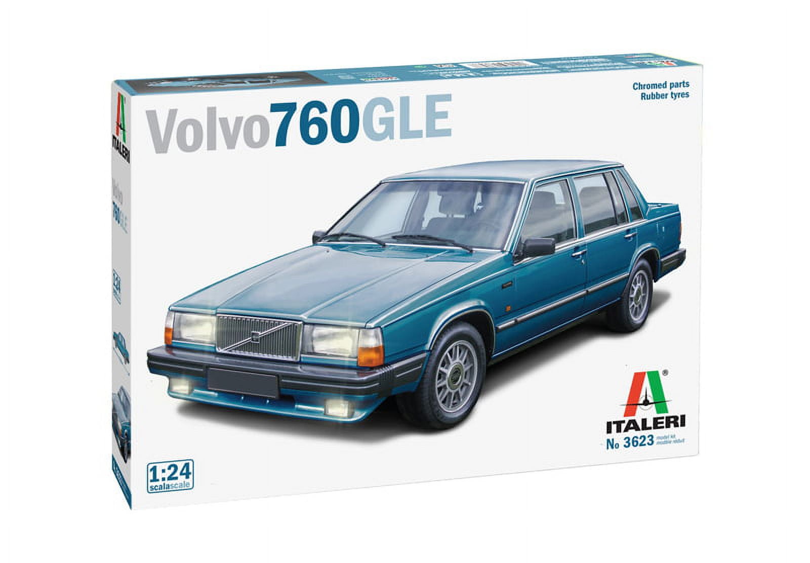 Skill 3 Model Kit Volvo 760 GLE 1/24 Scale Model by Italeri - Walmart.com