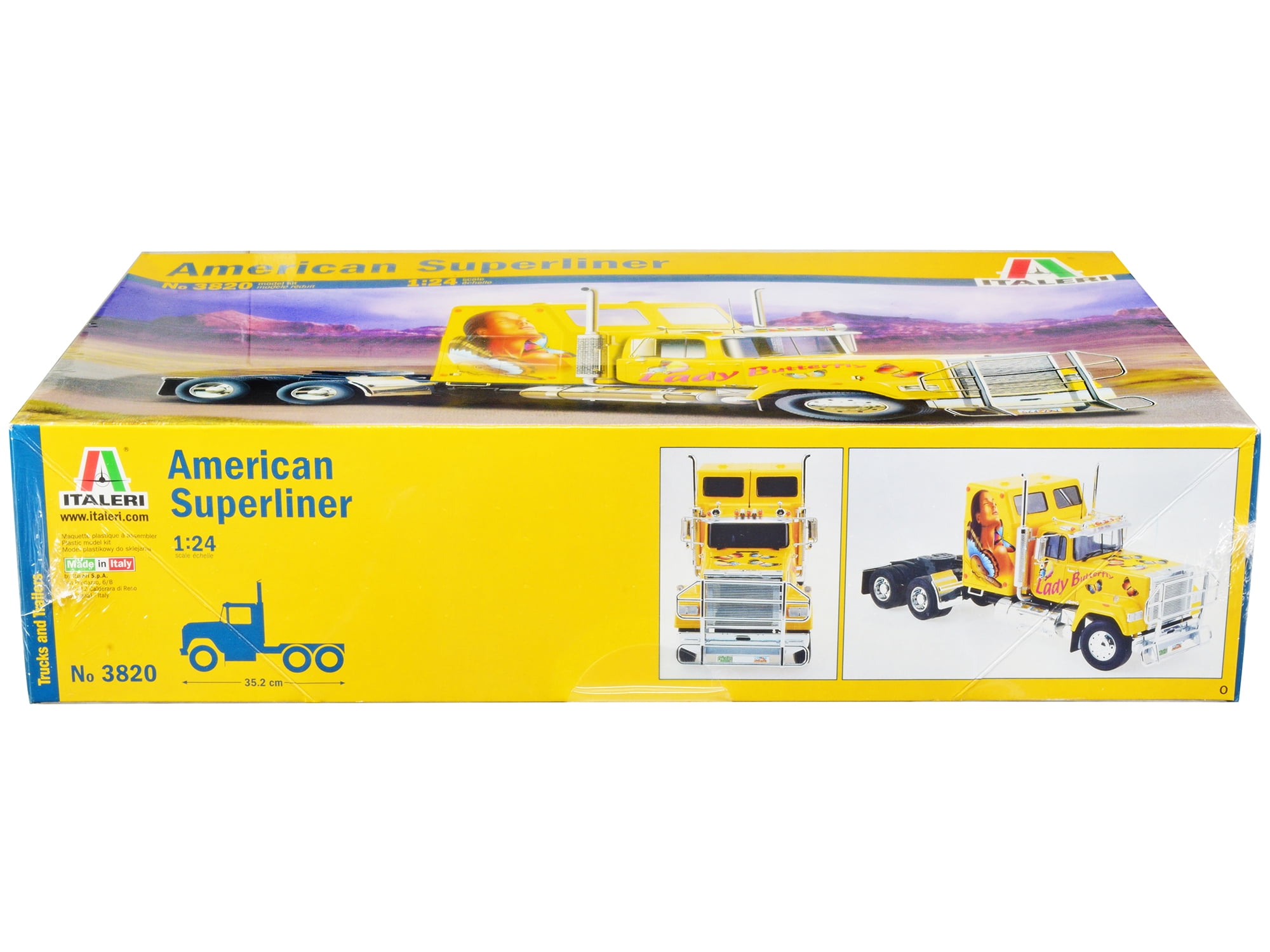 Skill 5 Model Kit American Superliner Truck Tractor "Lady Butterfly" 1/ ...