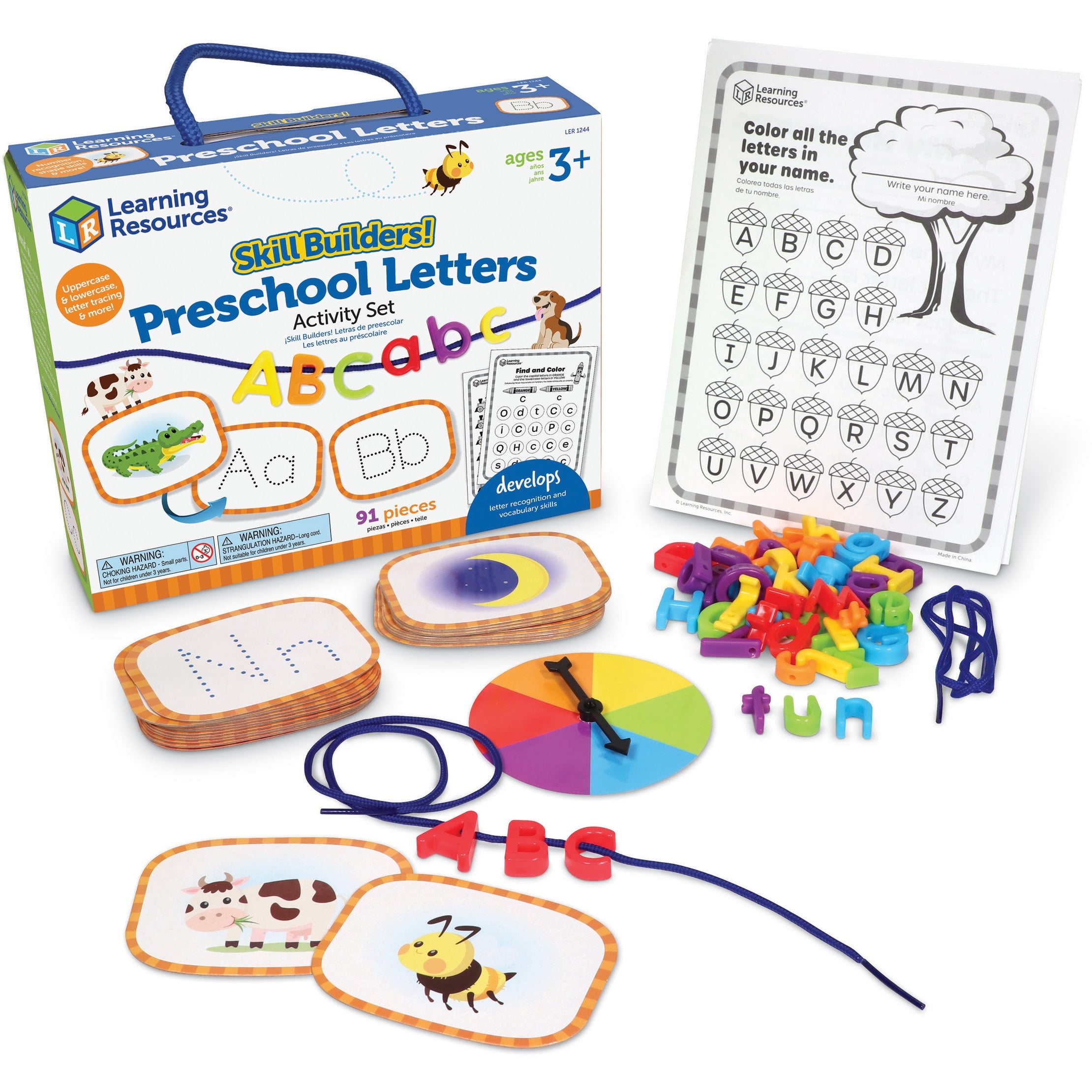 Skill Builders! Preschool Letters Activity Set - Walmart.com