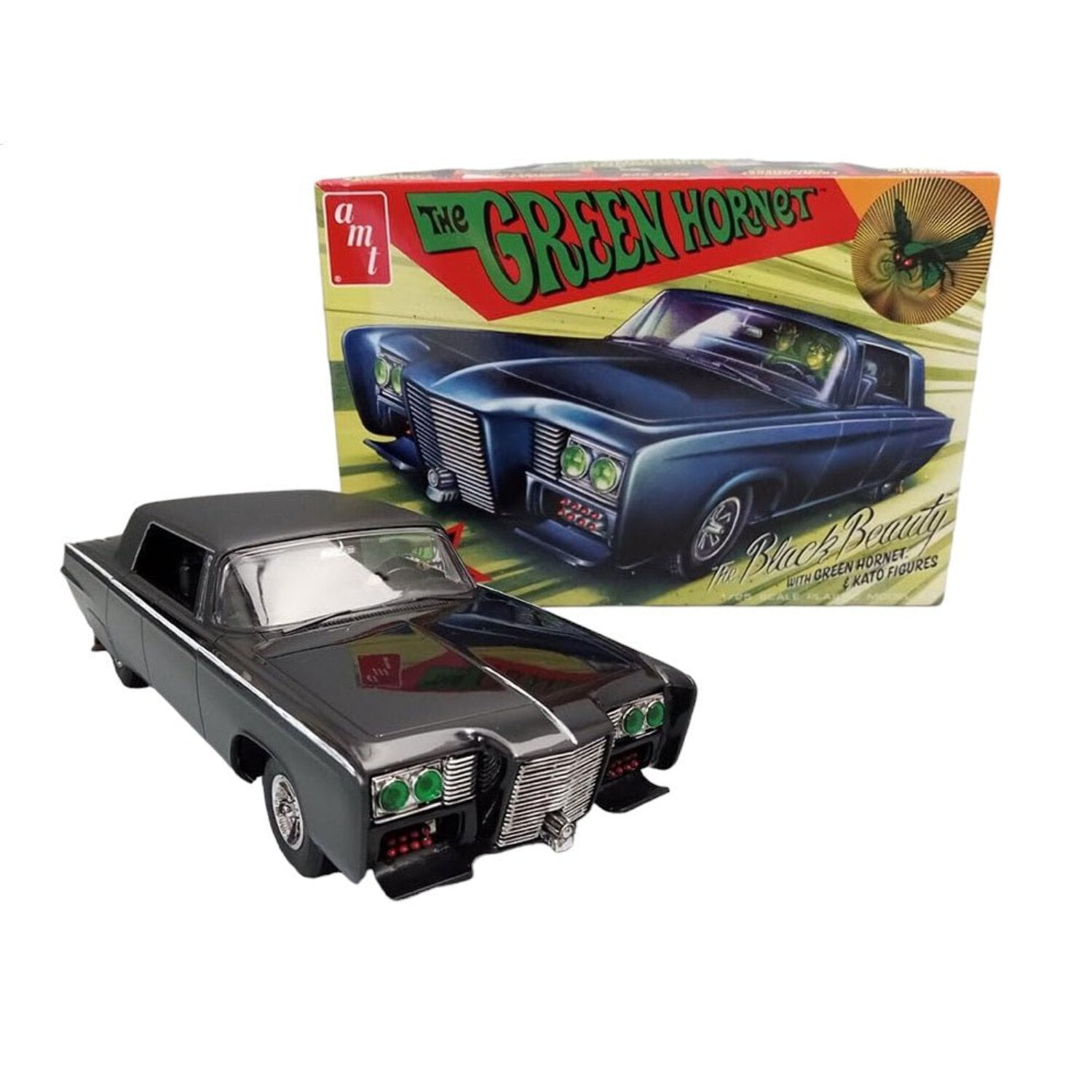 Skill Level 2 AMT 1/25 Scale Model Kit Green Hornet Black Beauty ...
