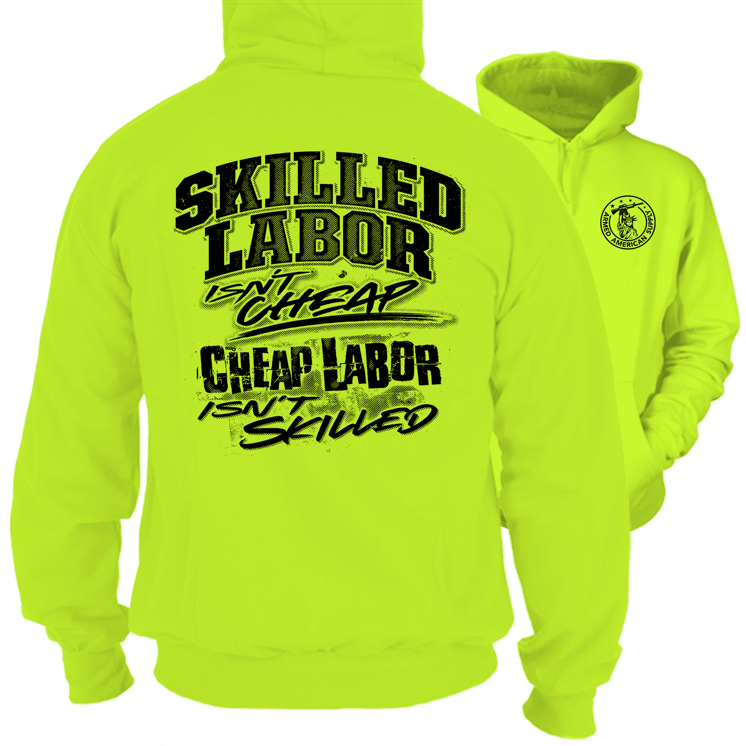 Skilled Labor - Hi-Vis Hoodie - Walmart.com