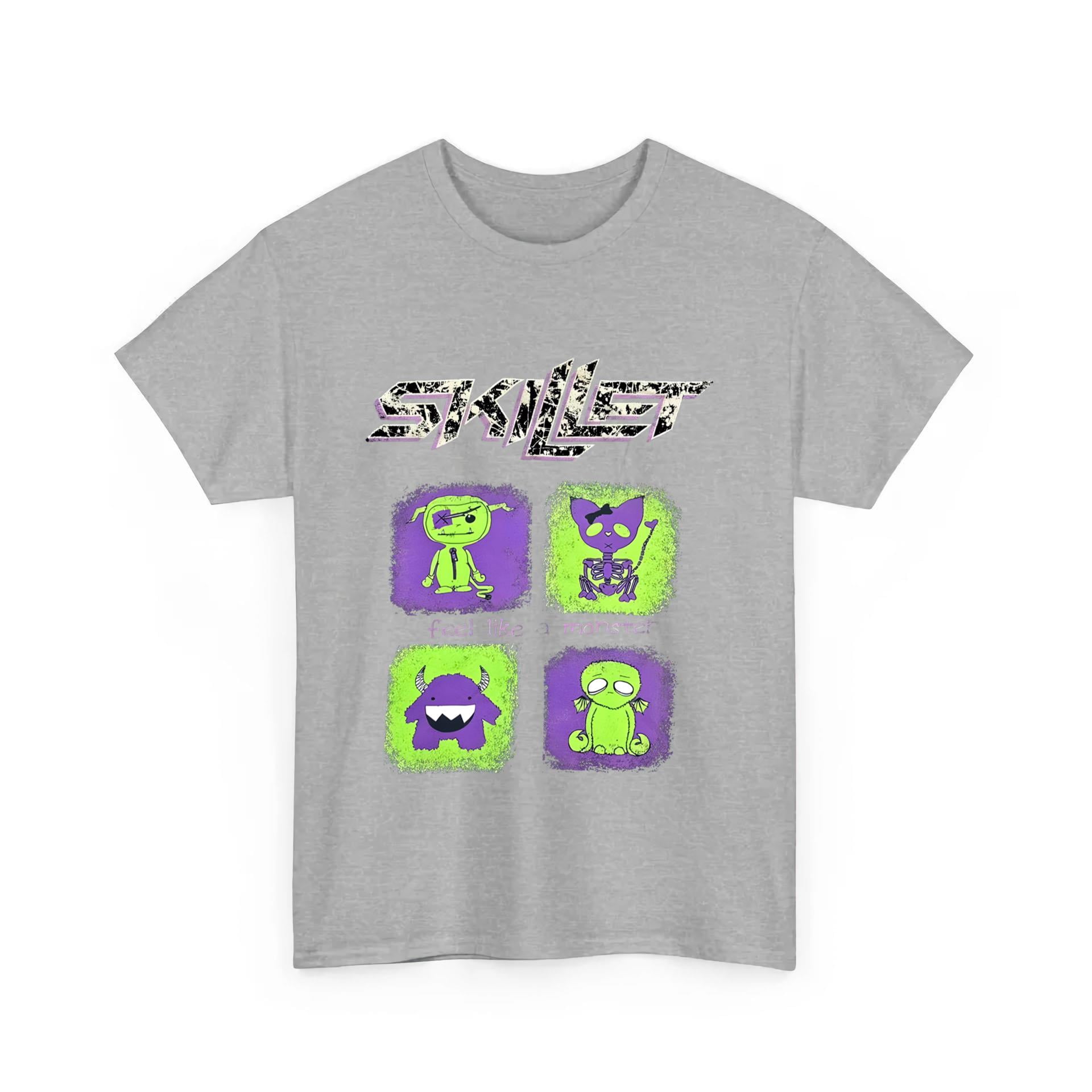 Skillet I Feel Like A Monster Album Music Black All Size Black Cotton T ...
