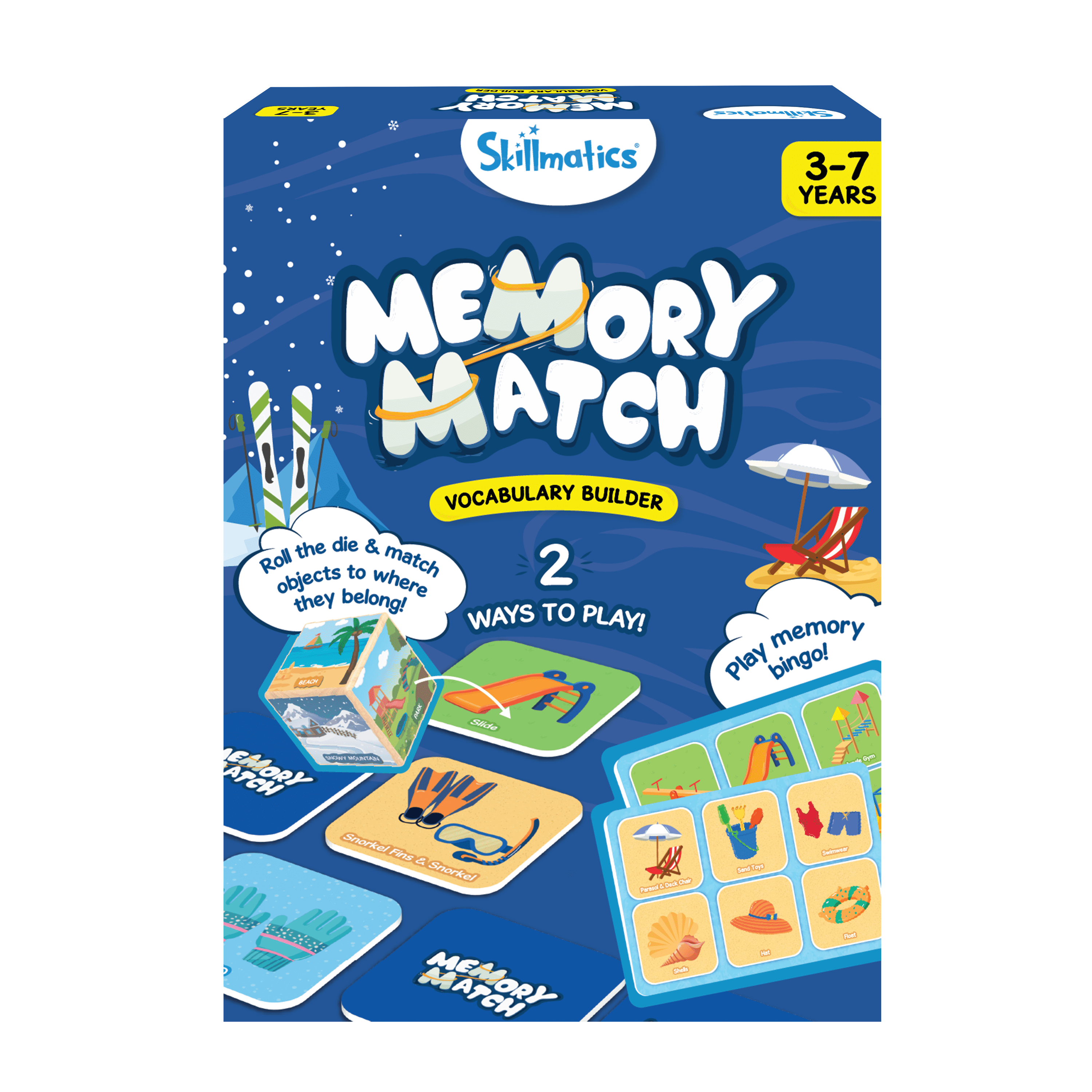 Skillmatics Board Game - Memory Match Flashcard Vocabulary Builder ...
