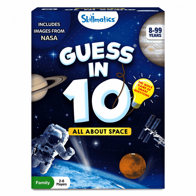 Skillmatics Collectible Card Game - Guess in 10 NASA Space, Perfect for ...