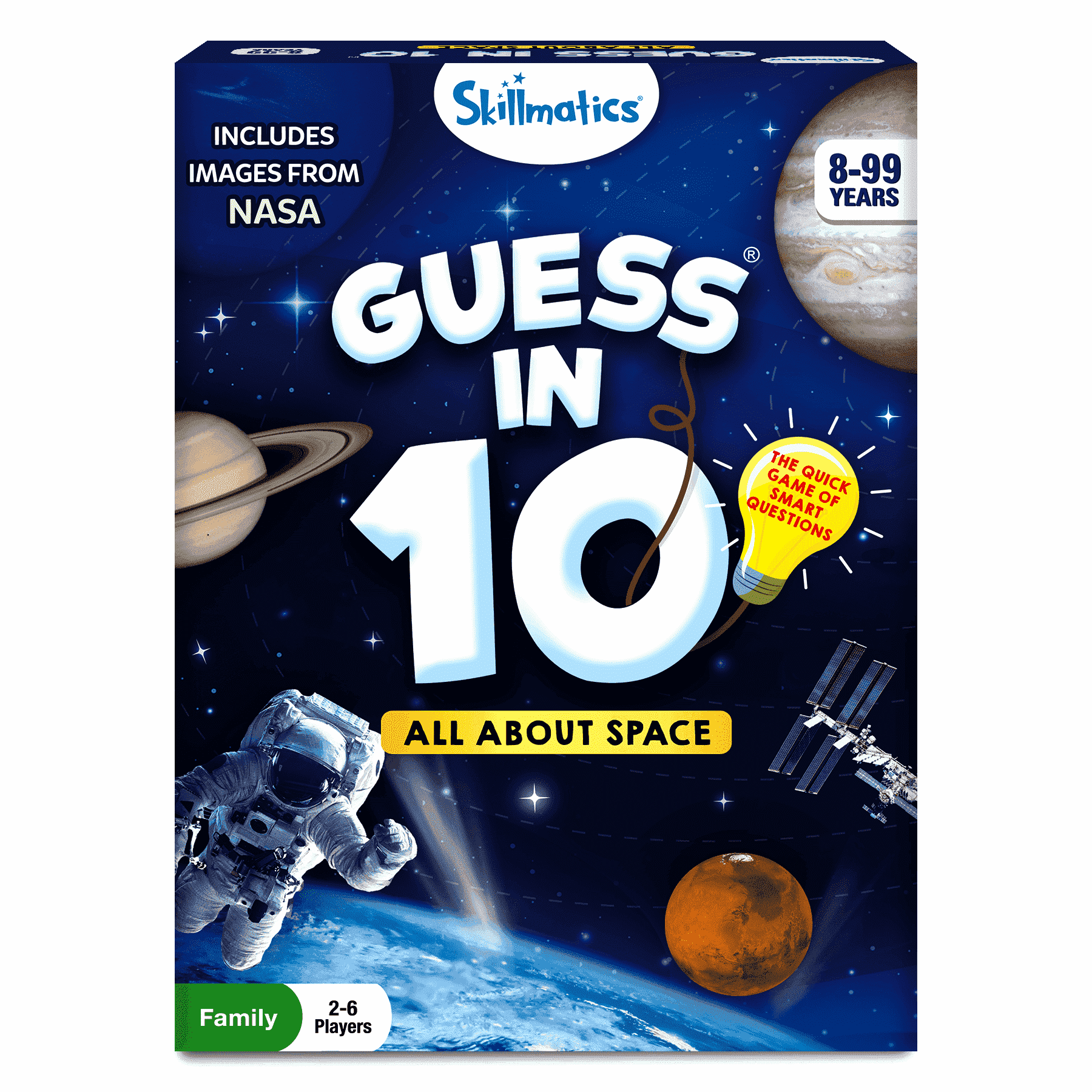 Skillmatics Collectible Card Game - Guess in 10 NASA Space, Perfect for ...