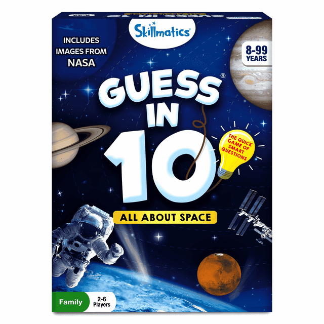 Skillmatics Collectible Card Game - Guess in 10 NASA Space, Perfect for ...