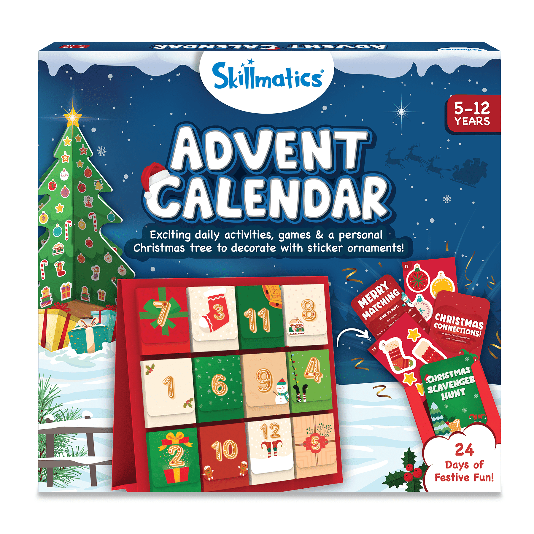 Skillmatics Countdown to Christmas Advent Calendar 2022 | Holiday Gifts ...