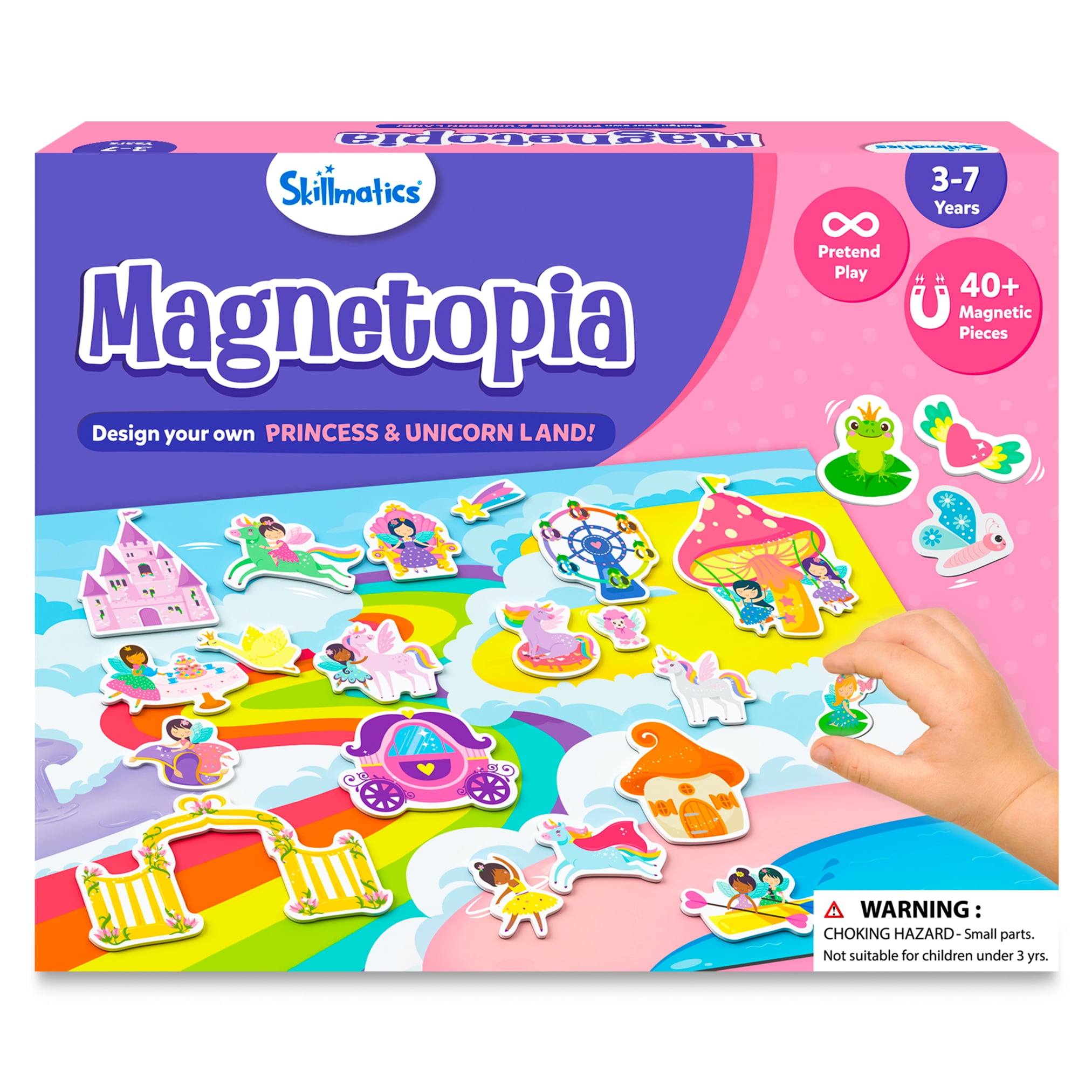 Skillmatics Magnetopia: Princess & Unicorn Land - Interactive Play Set ...