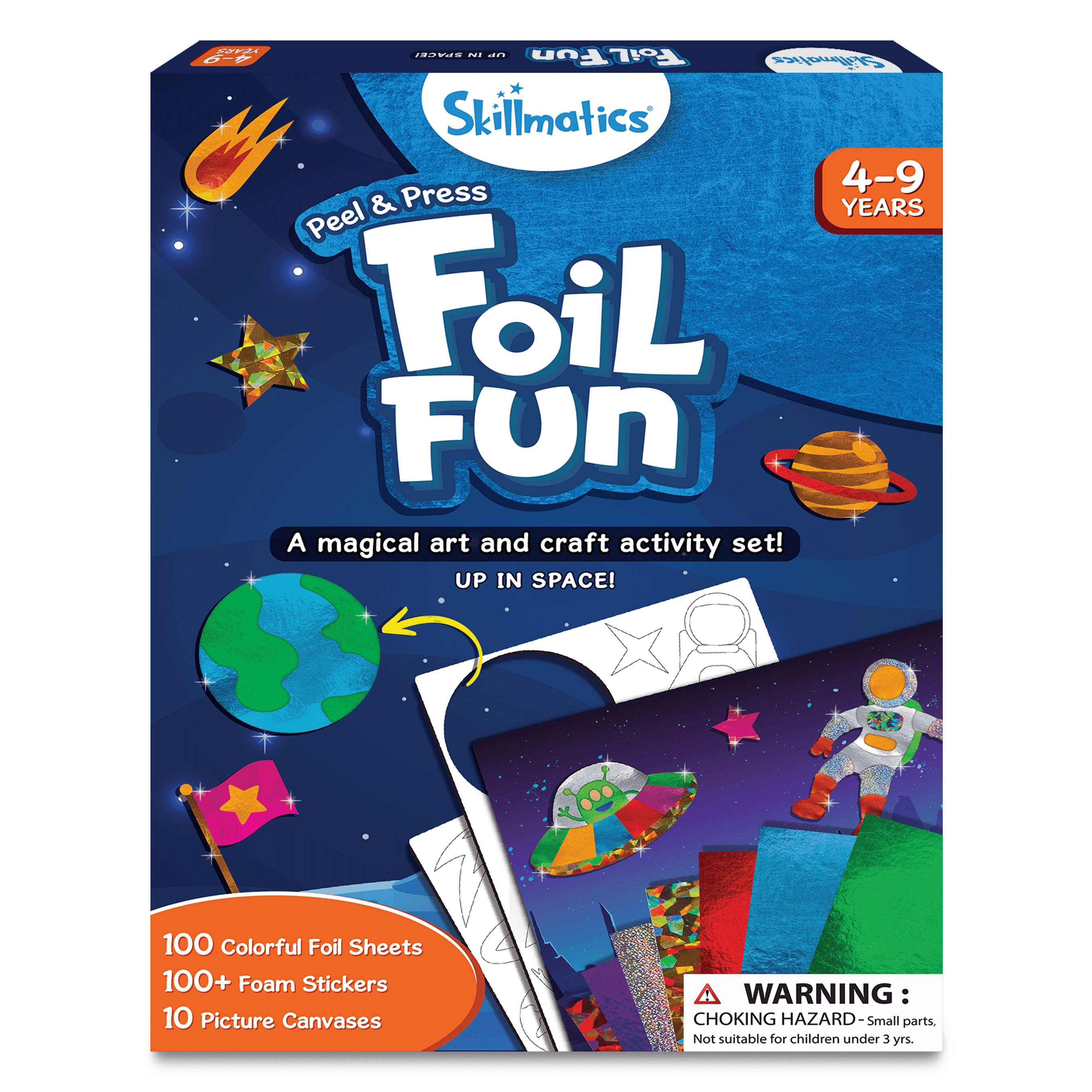 Skillmatics Foil Fun - Space, No Mess Art & Craft Kit for Kids, DIY ...
