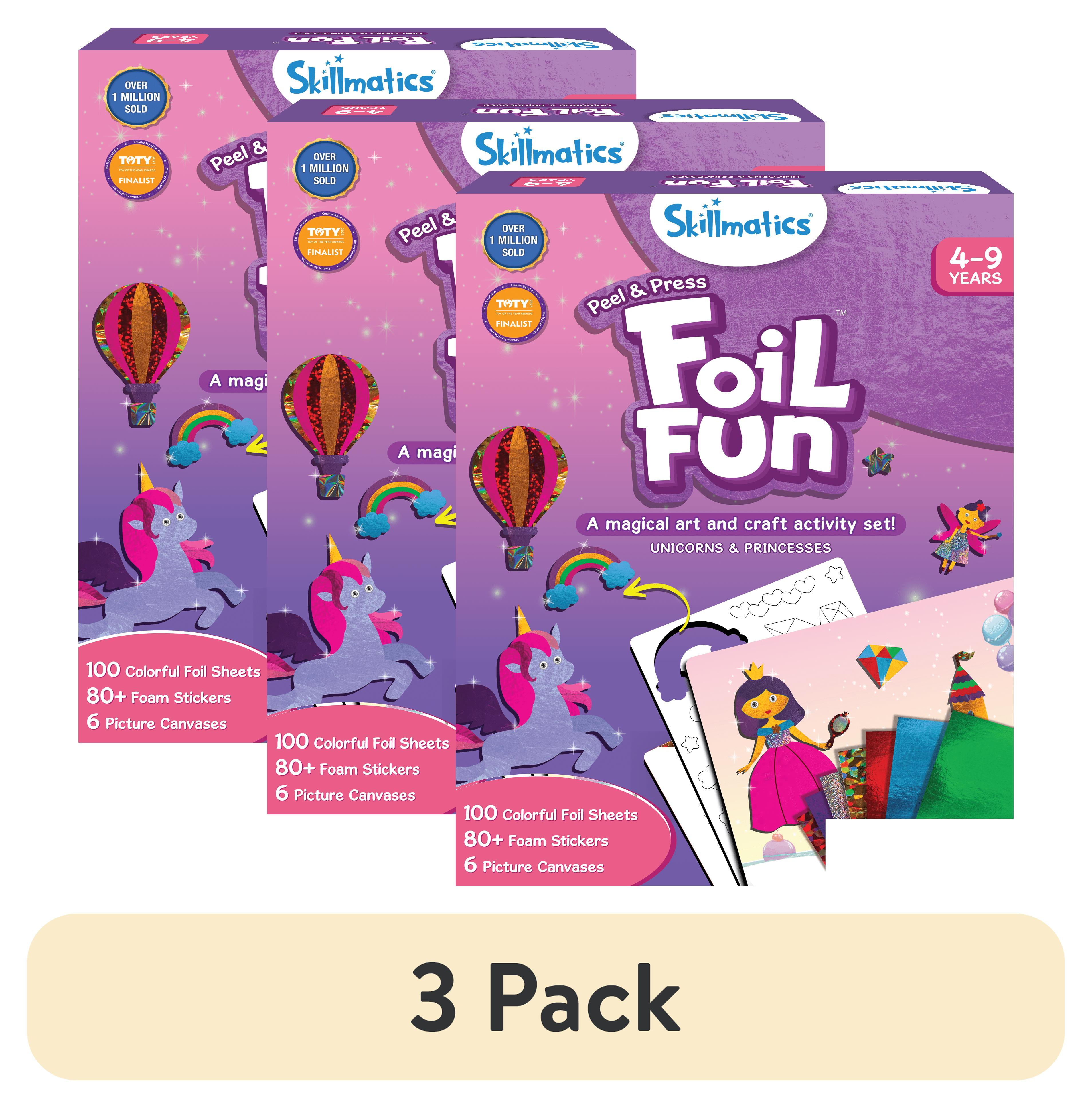 (3 pack) Skillmatics Foil Fun Unicorns & Princesses - Walmart.com