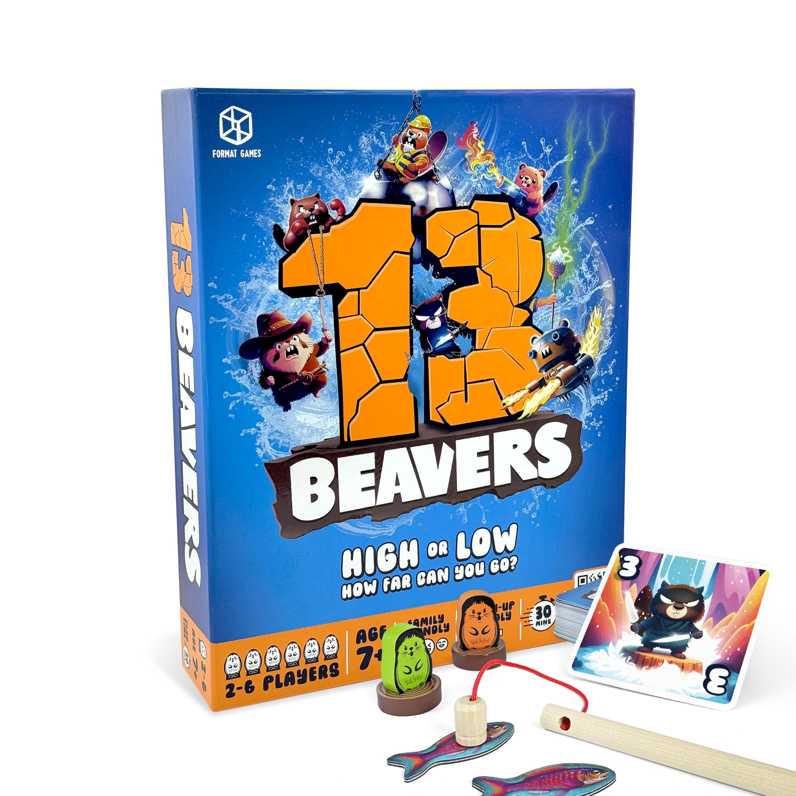 Format Games 13 Beavers TSF6 Board Game - The Riveting Beaver Journey ...