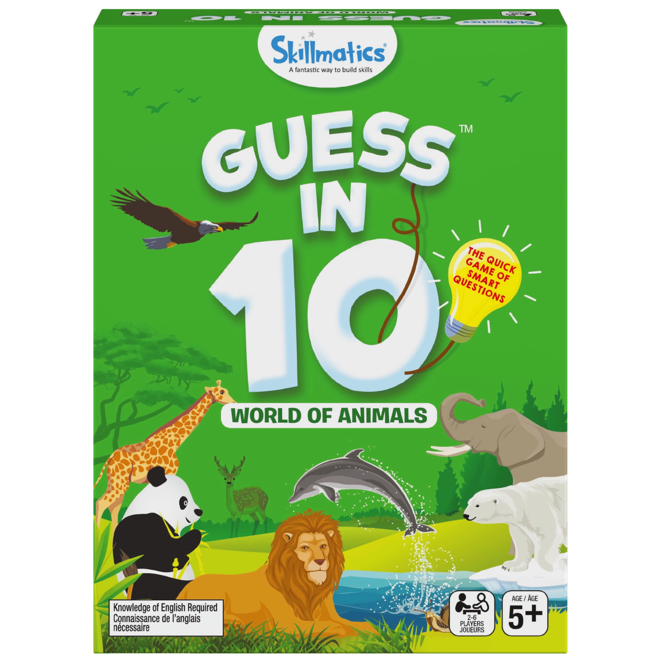 Skillmatics Guess in 10 Animals Board Game for Learning, Kids and ...