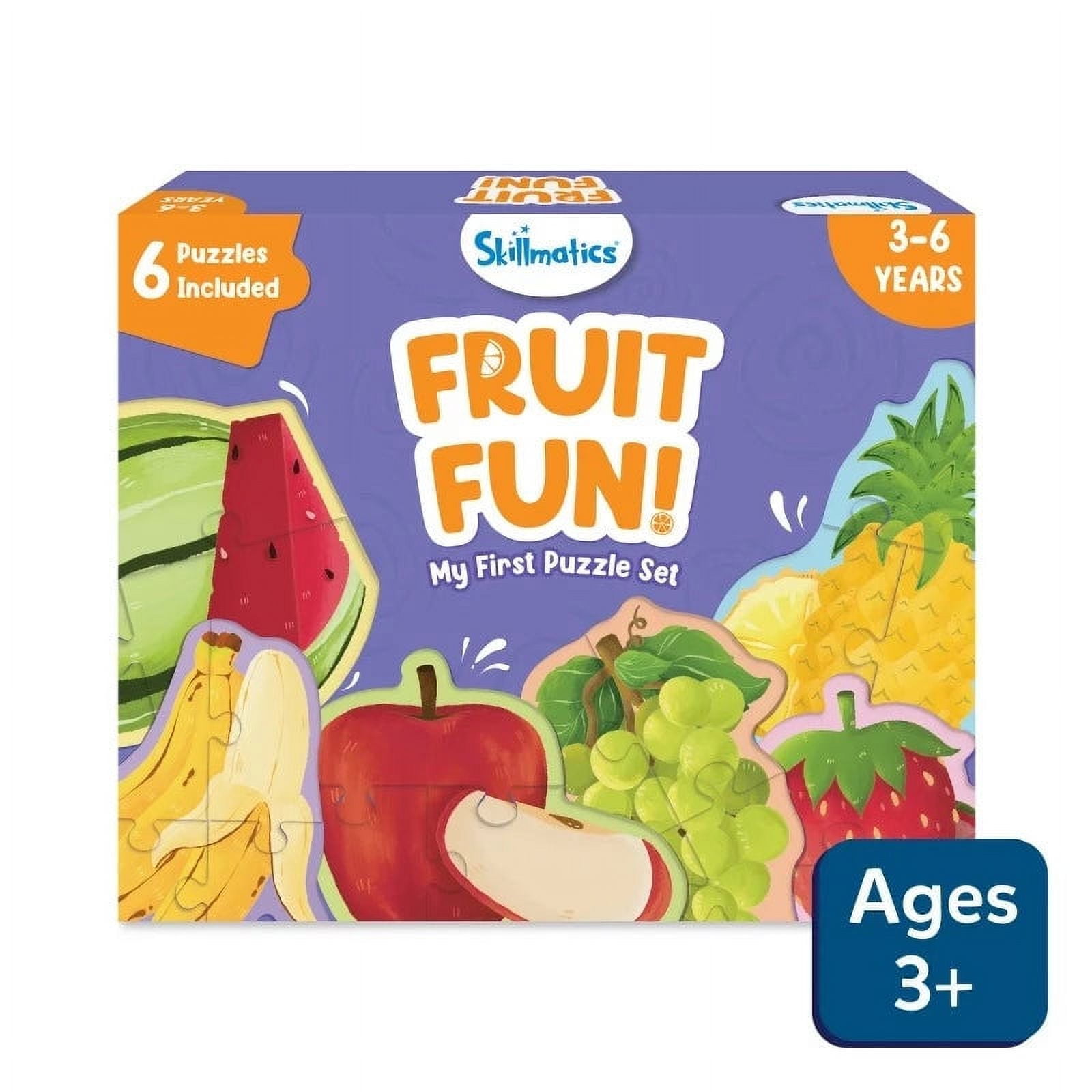 Skillmatics My First Puzzle Set: Fruit Fun (ages 3-6) - Walmart.com