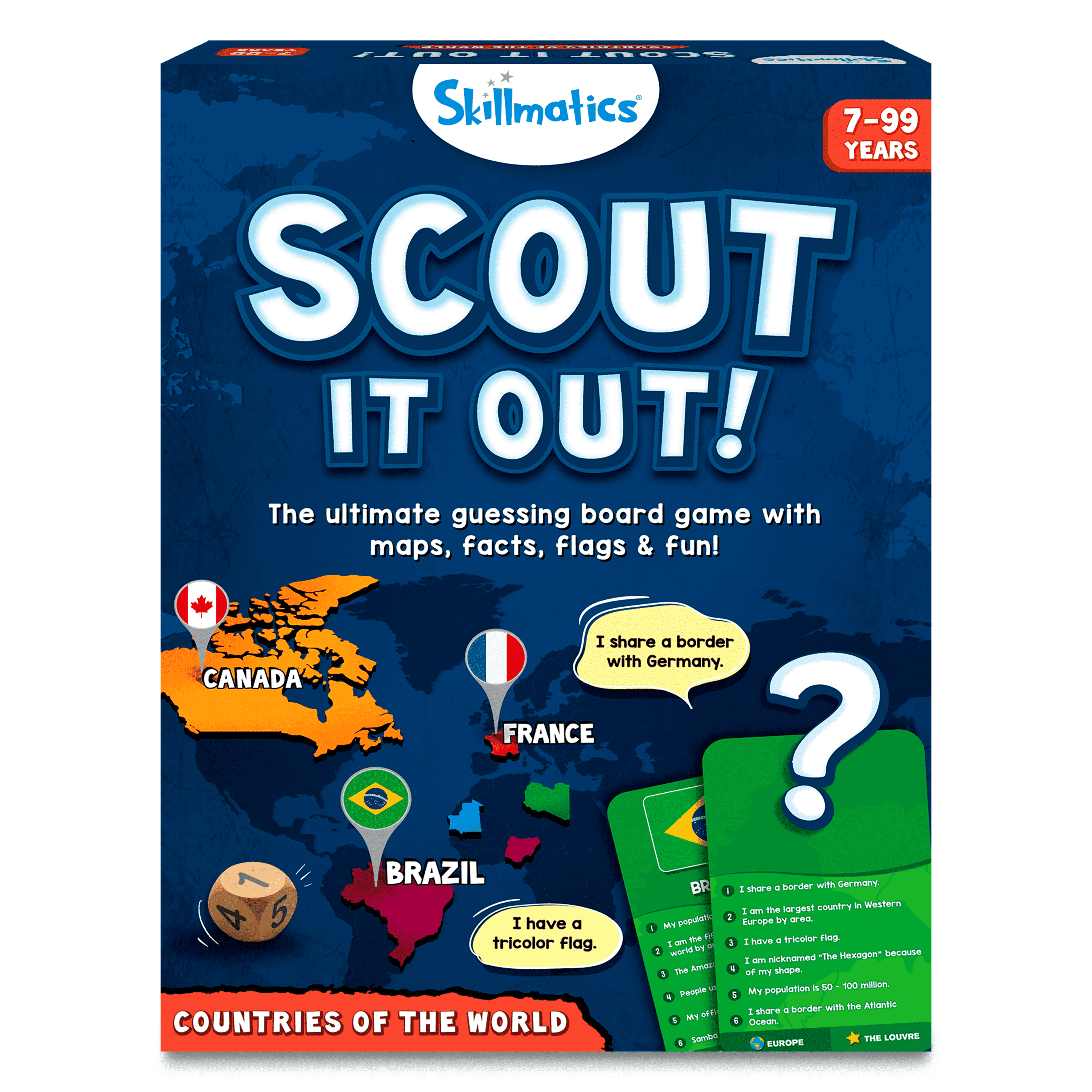 Skillmatics Scout It Out Board Game: Educational & Fun Guessing, Trivia ...