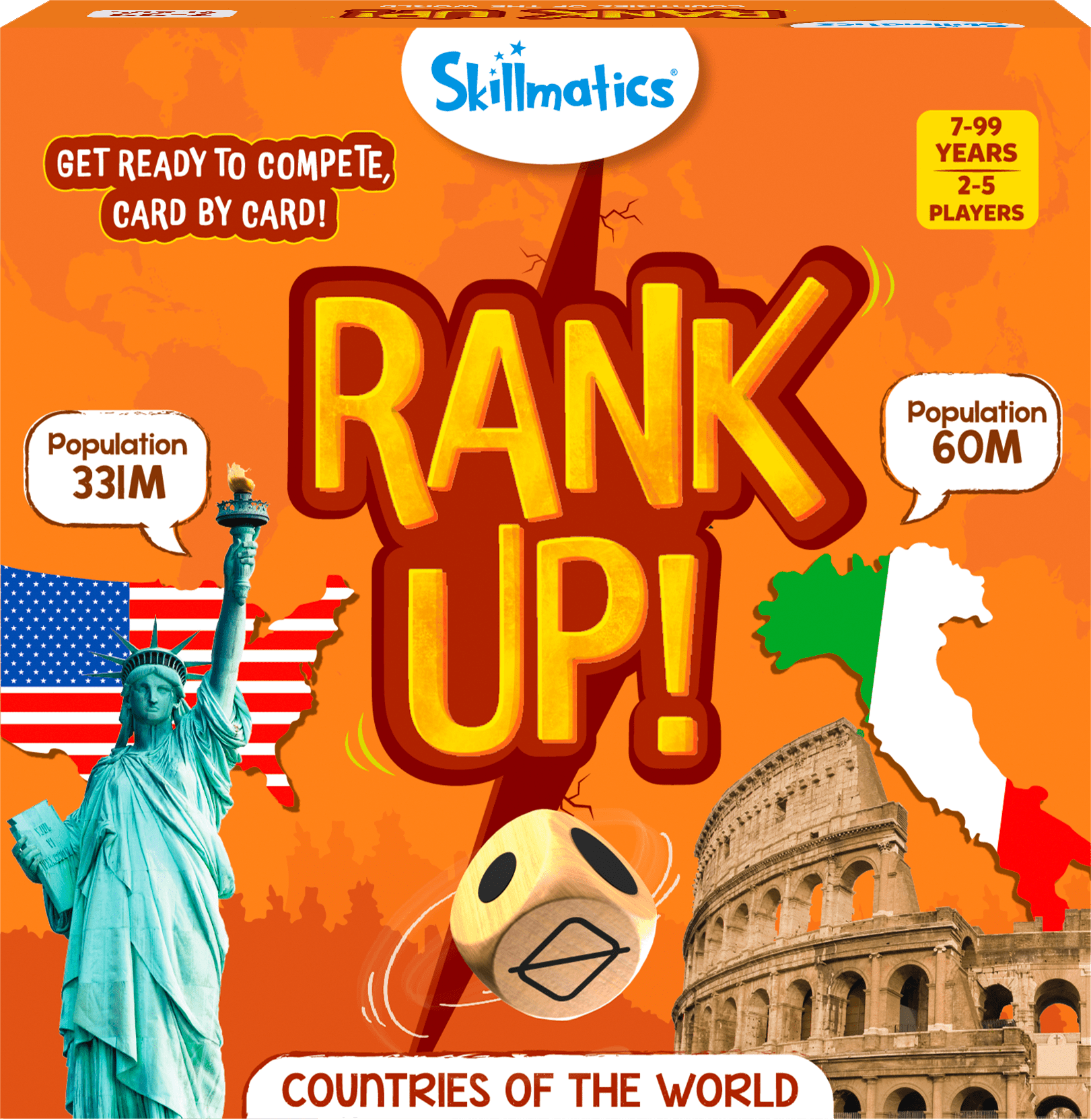 Skillmatics Trump Card Game - Rank Up Countries, Memory Game, Perfect ...