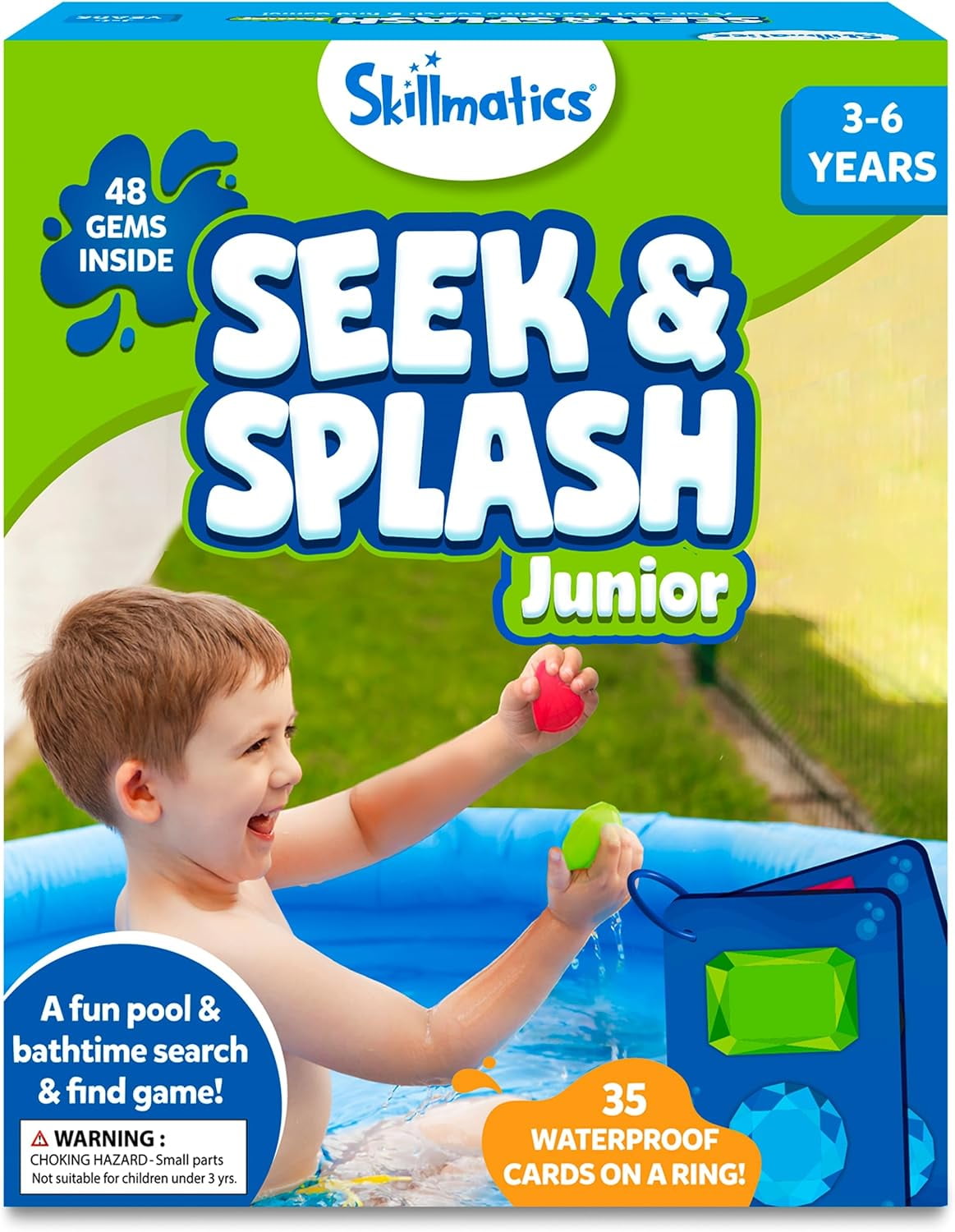 Skillmatics Pool Toys – Seek & Splash, Preschool Search & Find Water Game, Swimming Pool ...