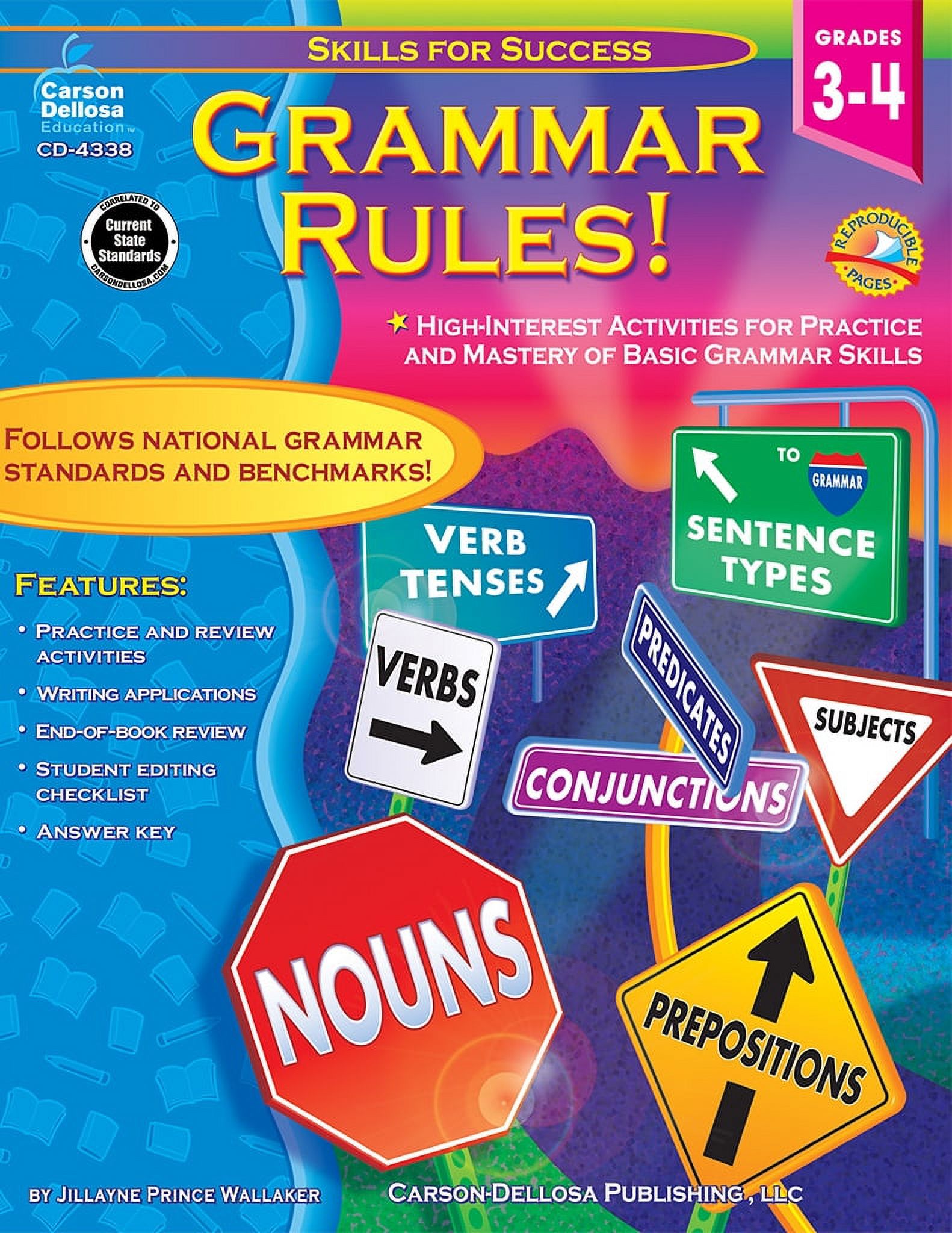 Skills for Success: Grammar Rules!, Grades 3 - 4 : High-Interest ...