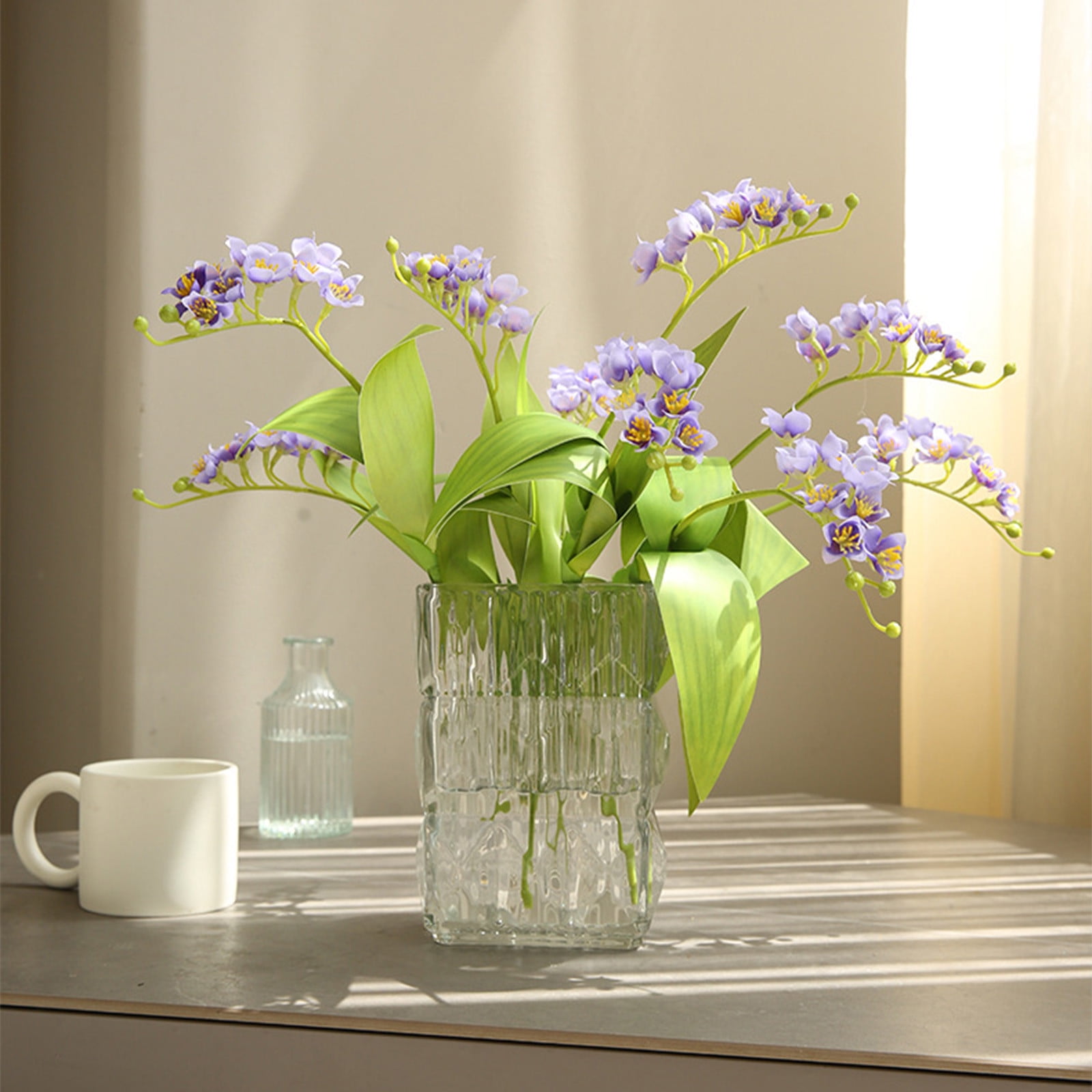 Skimskl Artificial Flower, Realistic Silk Wind Bell Decoration ...