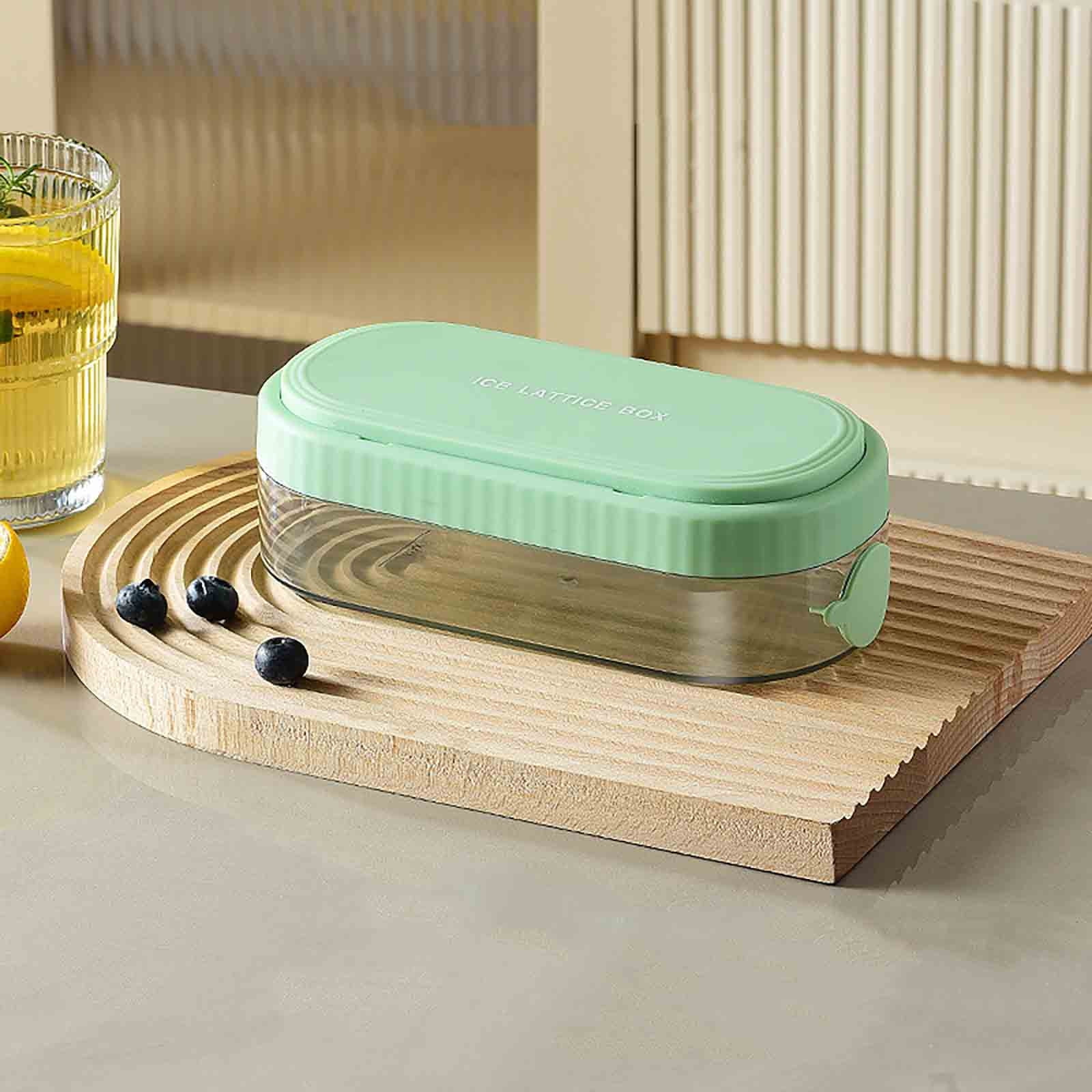 Skimskl Ice Block Mould, One Handed Release Ice Tray, Food Grade ...