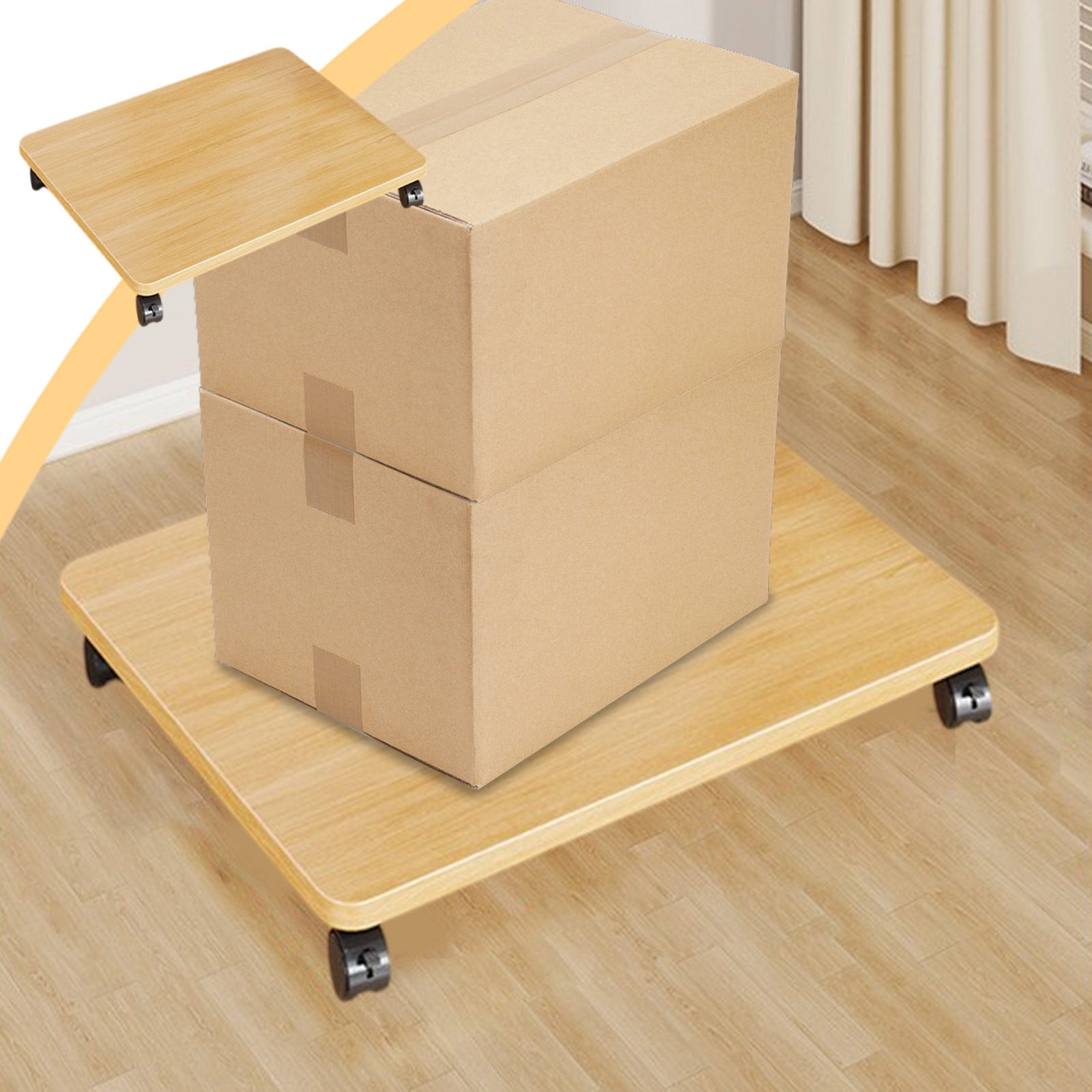 Skimskl Removable Storage Box, Multi-Functional Shelf with Pulleys ...