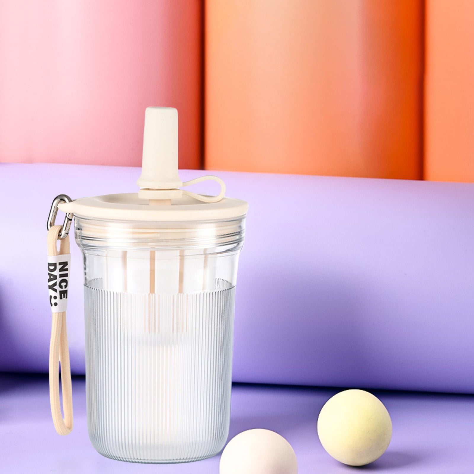 Skimskl Summer Flask, Portable Lightweight Water Bottle, Built-In ...