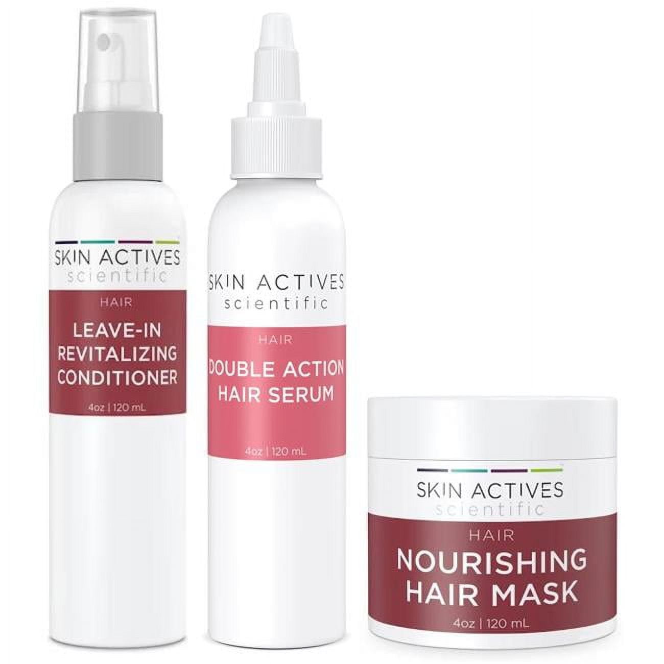 Skin Actives Scientific Double Action Hair Serum & Revitalizing ...