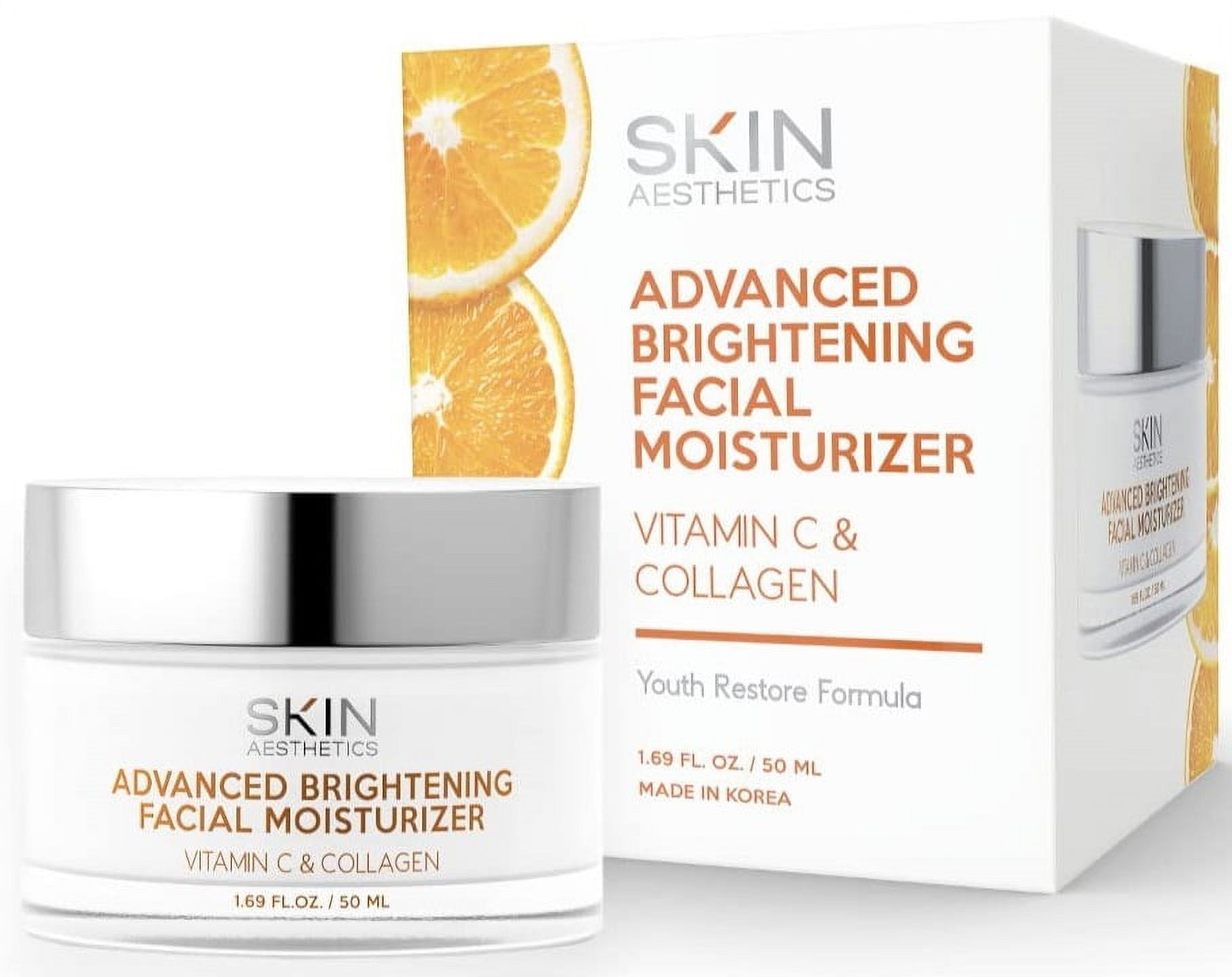 Skin Aesthetics Vitamin C & Collagen Moisturizer - Antioxidant, Anti ...
