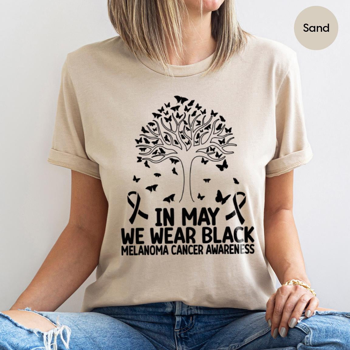 Skin Cancer Awareness Shirt, Melanoma Tree Graphic Skin Cancer Month ...