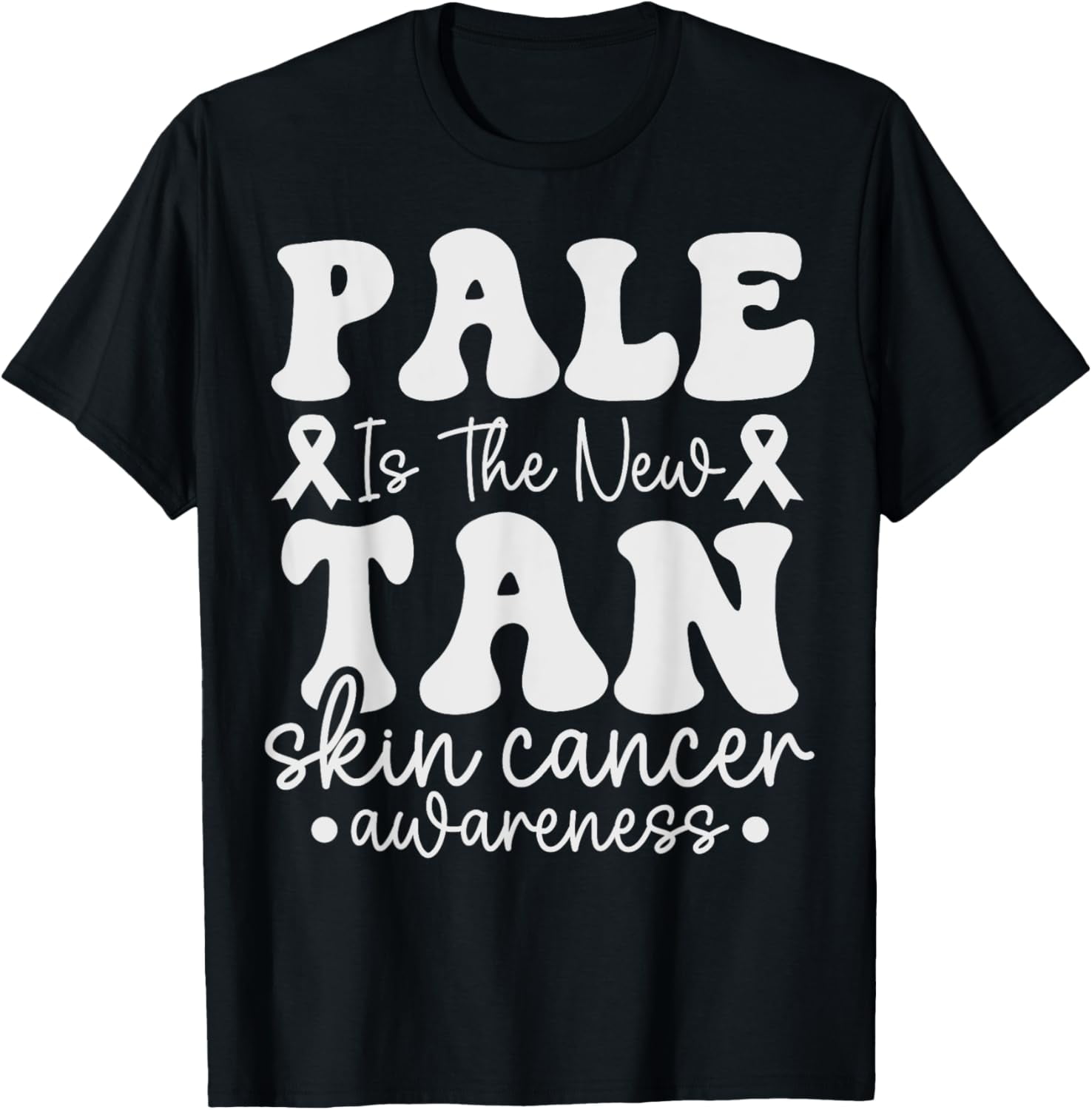 Skin Cancer Survivor Pale Is The New Tan Melanoma Fighter T-Shirt ...