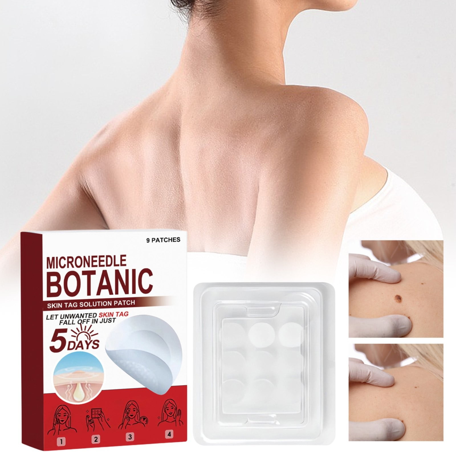 Skin Care Patch - Gentle Cleansing Formula, Skin-Friendly For Sensitive ...