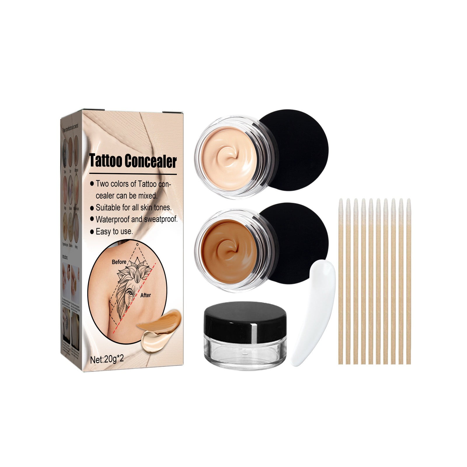 Skin Care Products Preppy Tattoo Concealer Makeup Body Birthmark Scar ...