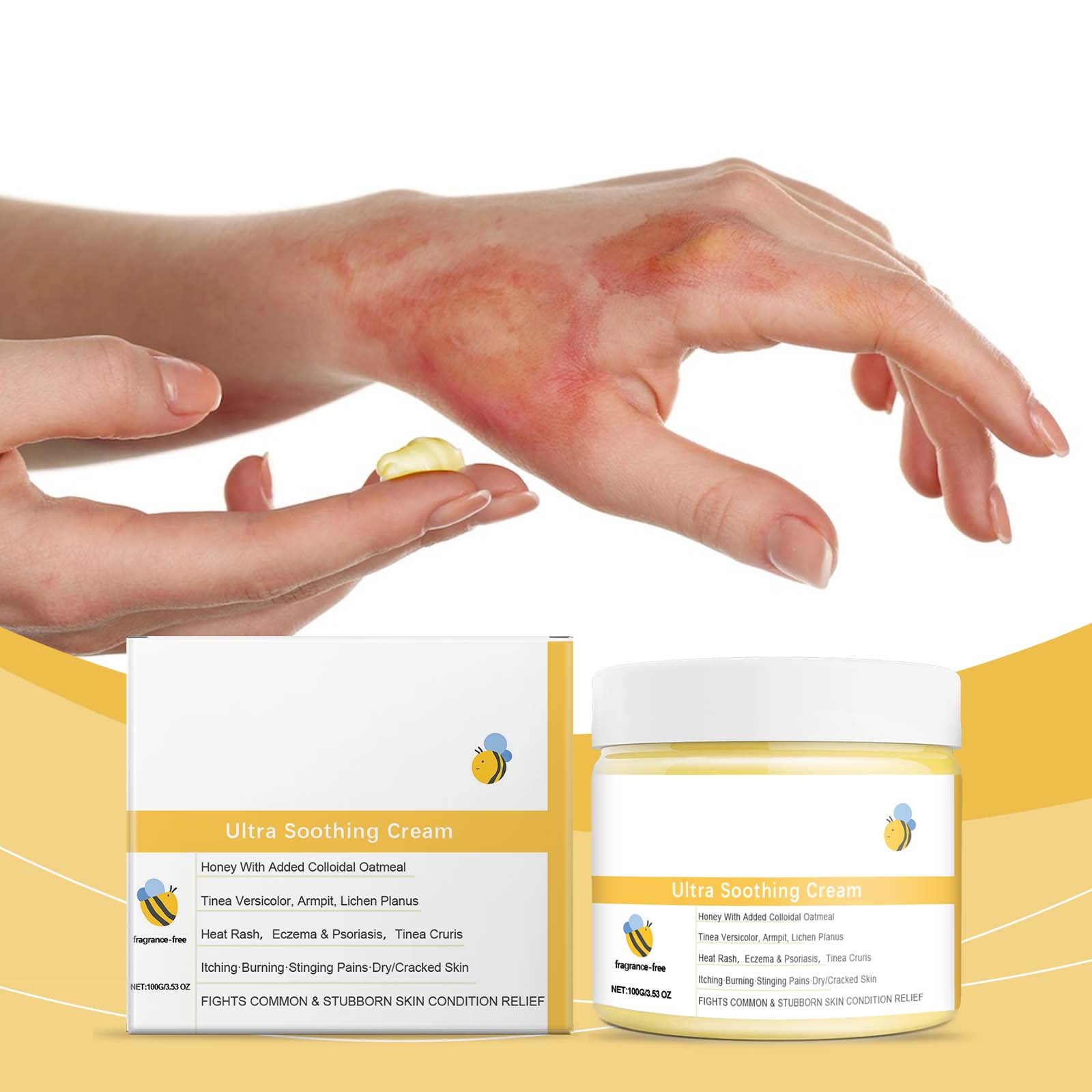 Skin Care Redness Swelling and Discomfort Soothes Moisturizes Reduces ...