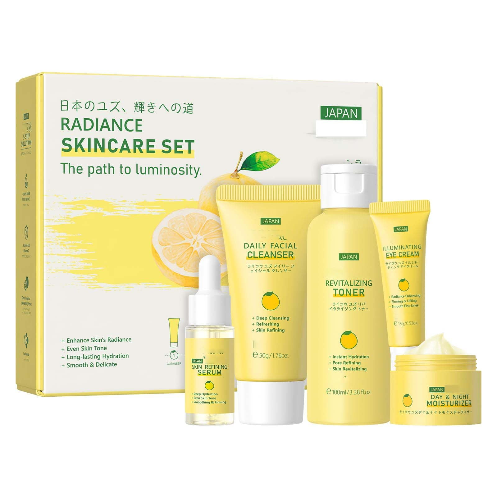 Skin Care Set, Travel Size Toiletries, Skin Care Routine Kit for Women ...