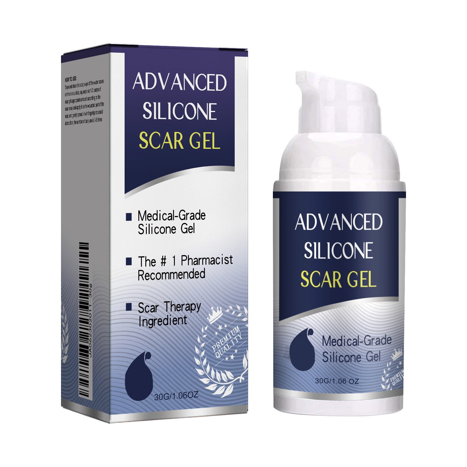 Skin Care Silicone Removal Scar Gel Scar No Scar and Removal Stretch ...