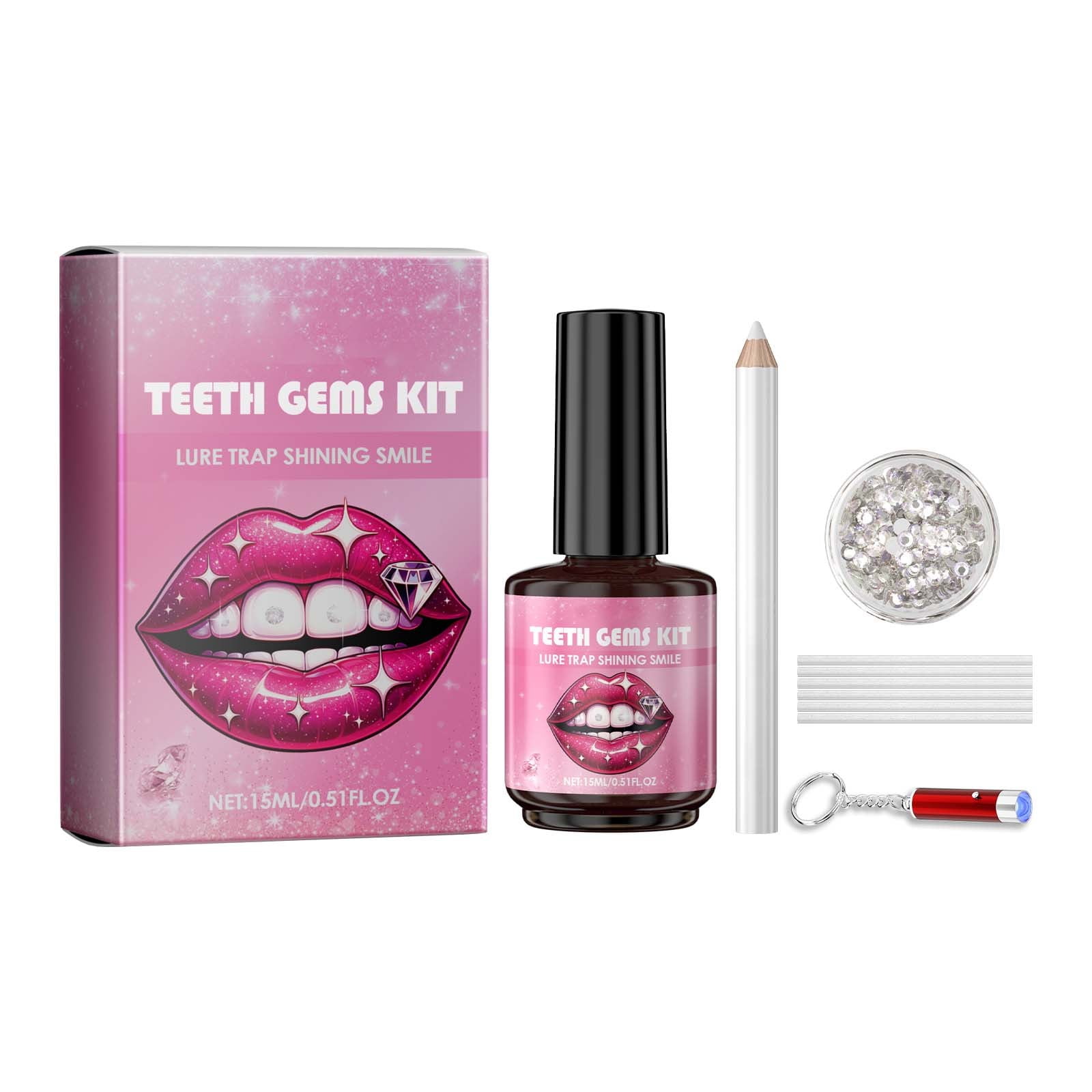 Skin Care Tooth Gemstone Set Tooth Crystal Kit Teeth Gems Kit Teeth ...
