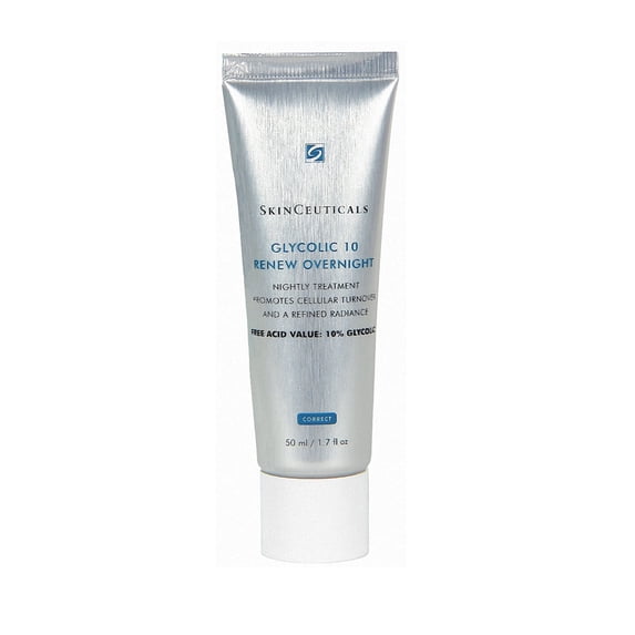 SkinCeuticals Glycolic 10 Renew Overnight Cream, 50ml, Improves Skin ...